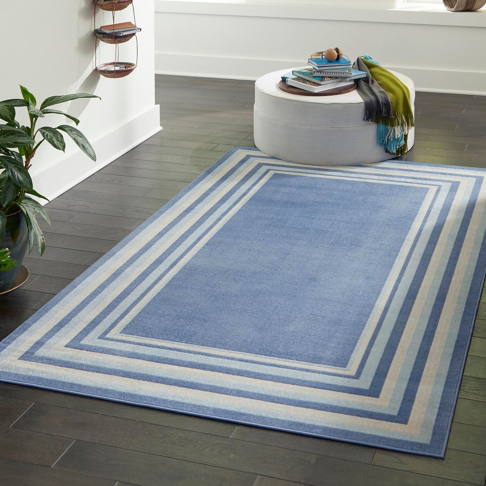 Unique Loom Lotus Collection Area Rug - Guyana (4' 1" x 6' 1" Rectangle ...