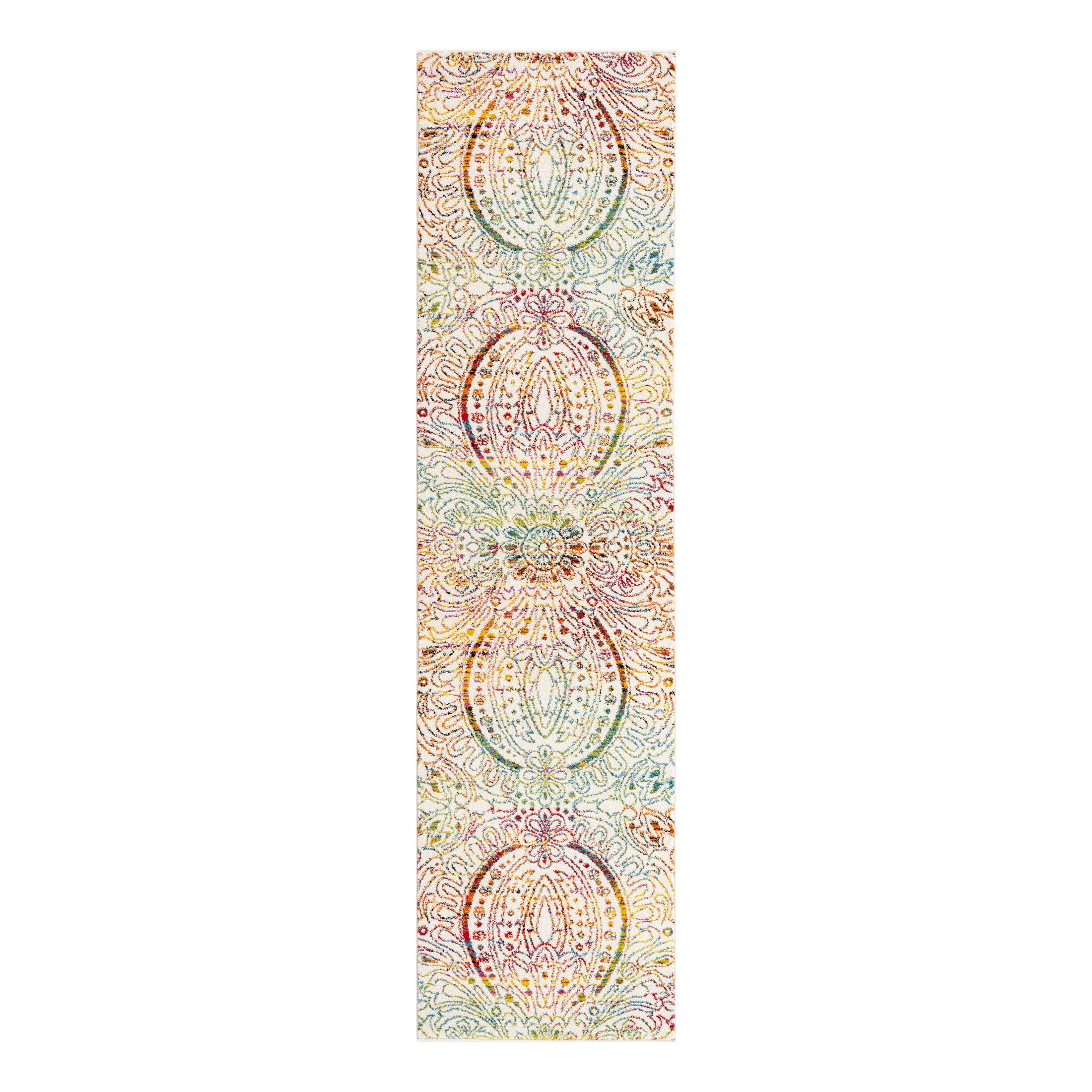 Unique Loom Lyon Collection Area Rug - Sapphire (2' 7" x 10' Runner ...