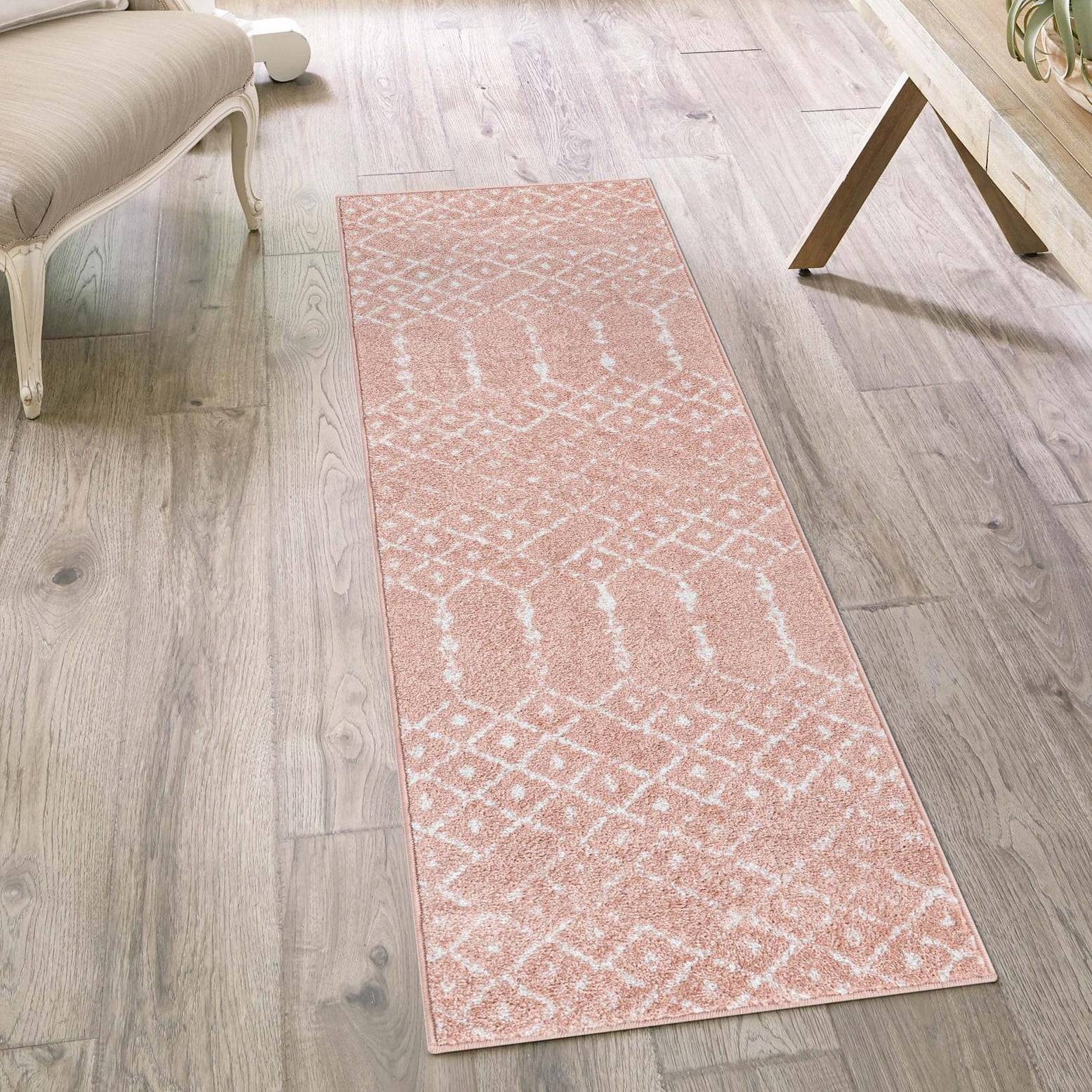 Unique Loom Paxon Trellis Collection Area Rug - Maeve (2' x 9' 10 ...