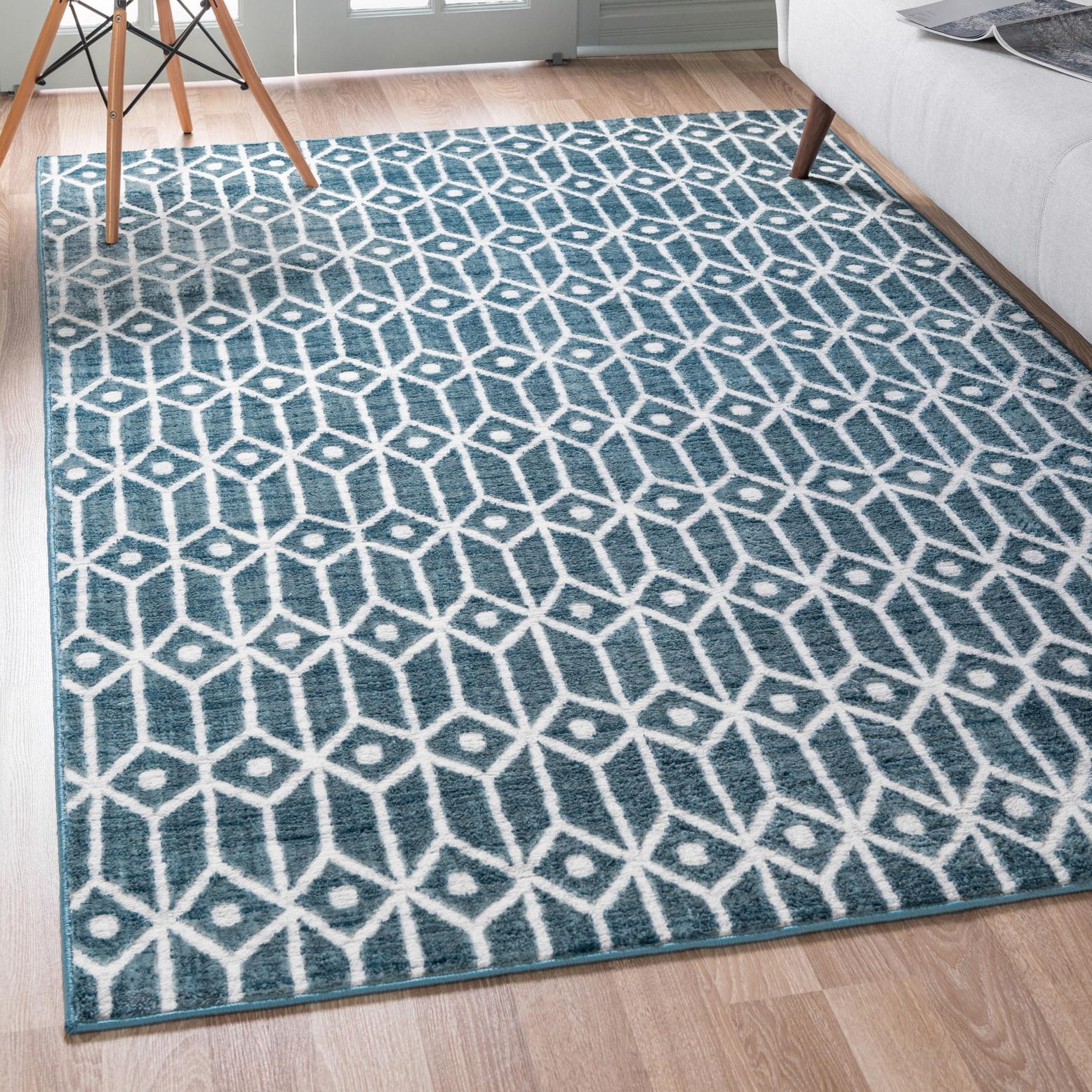 Unique Loom Matrix Trellis Collection Area Rug - Diamonds (9' x 12 ...