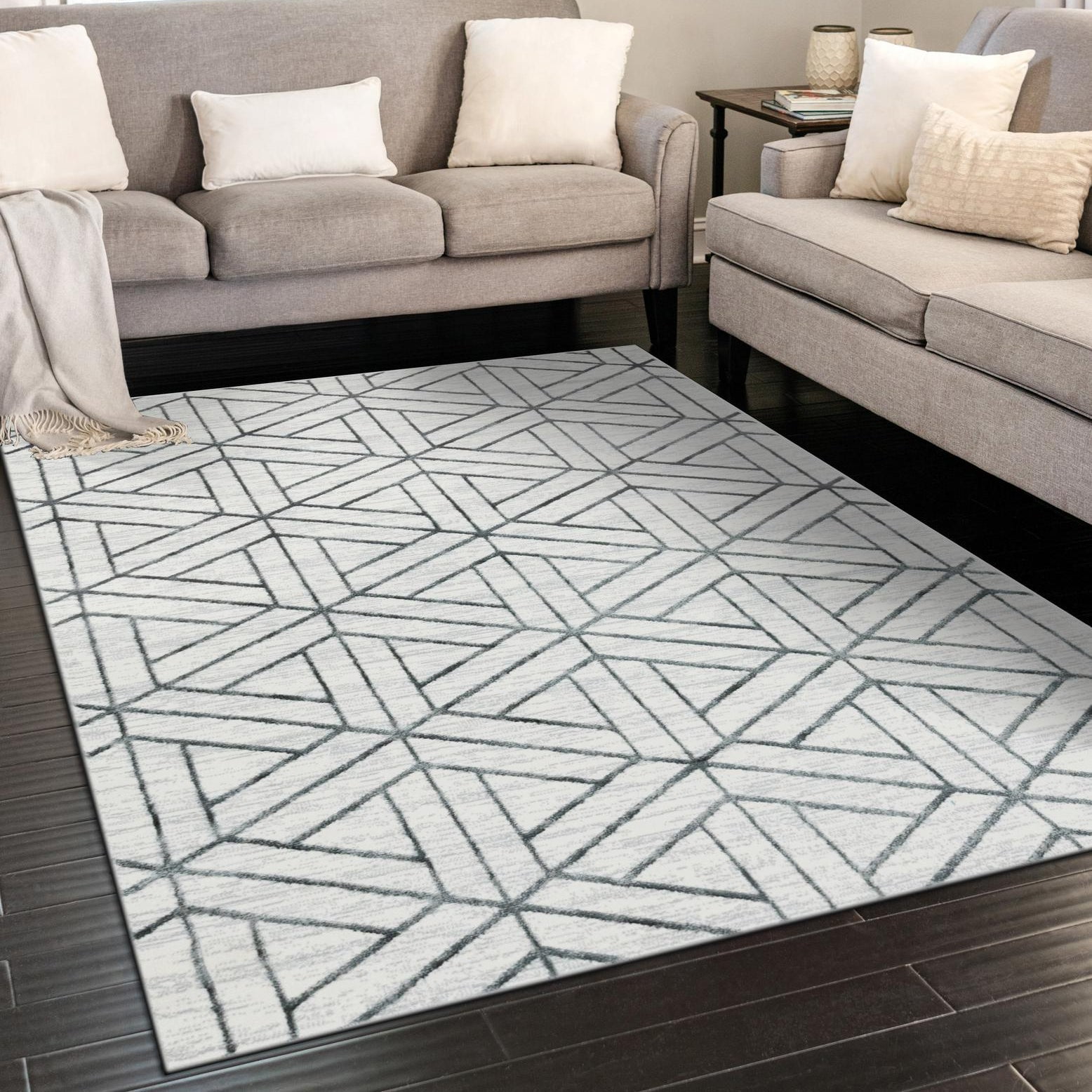 Unique Loom Matrix Trellis Collection Area Rug - Motif (4' 1" x 6' 1 ...
