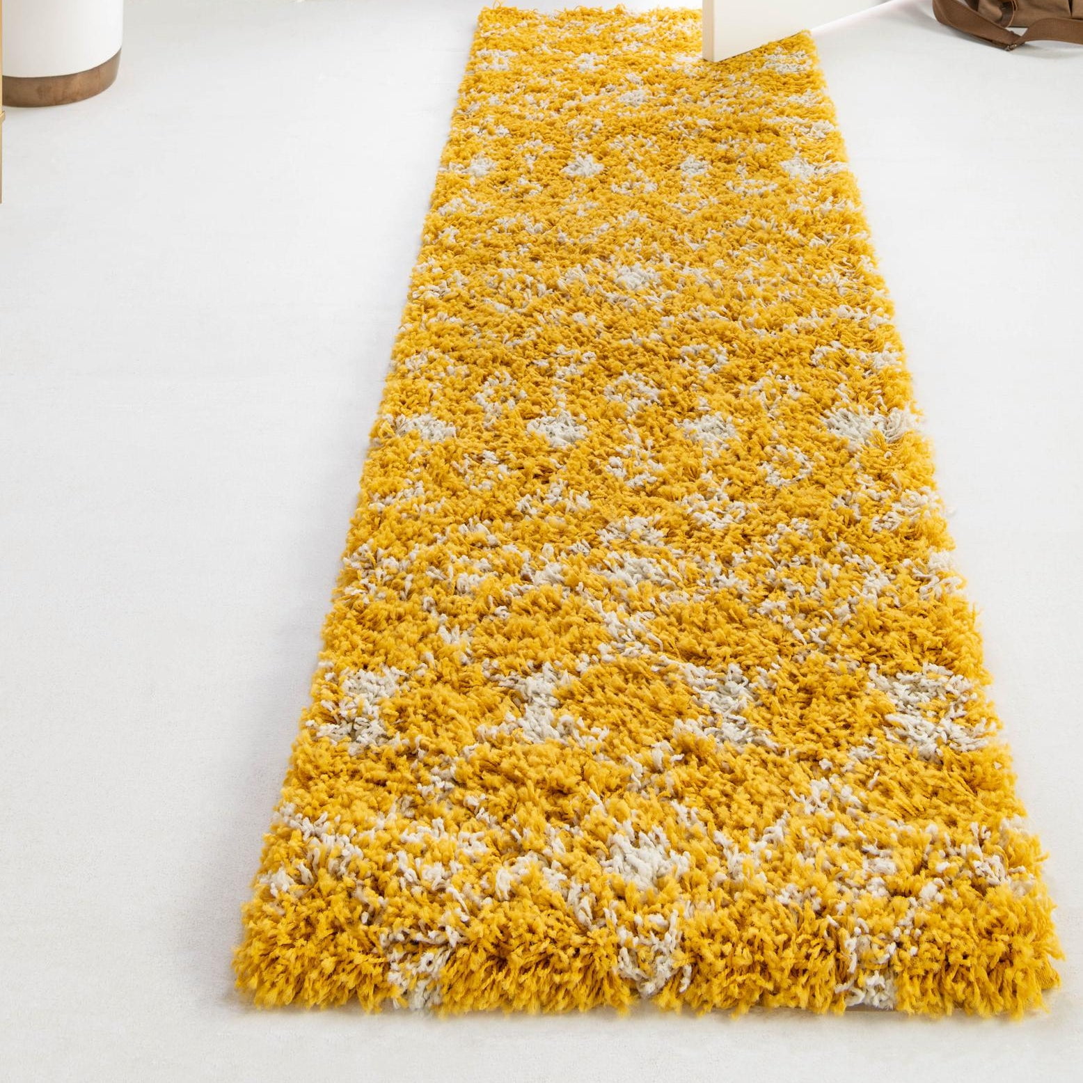 Unique Loom Moroccan Trellis Shag Collection Area Rug - Meknes (2' x 7 ...