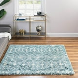 Unique Loom Moroccan Trellis Shag Collection Area Rug - Meknes (4' 1 ...