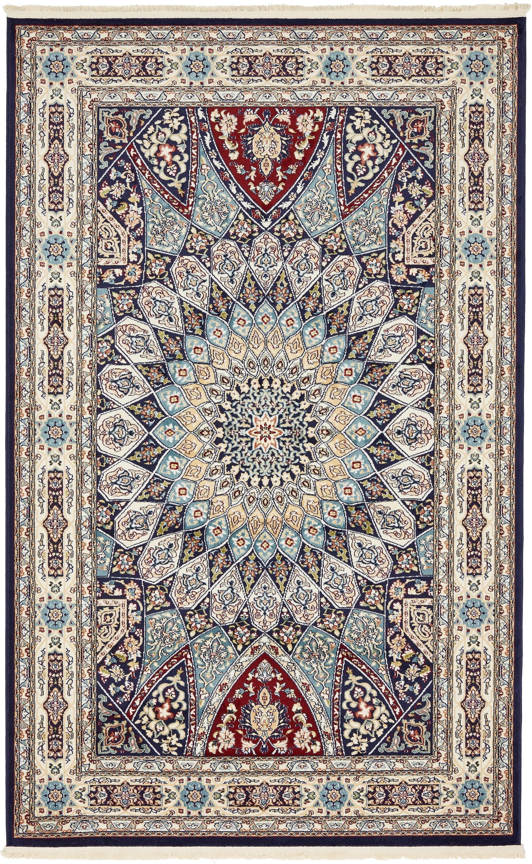 Unique Loom Narenj Collection Area Rug - Adams (5' 3" x 8' Rectangle ...