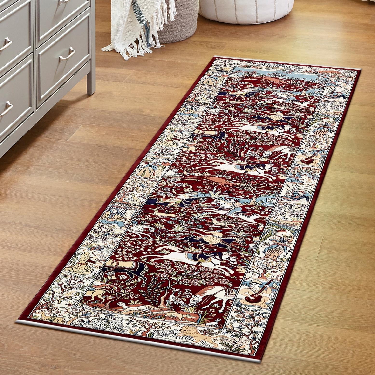 Unique Loom Narenj Collection Area Rug - Birmingham (3' x 13' 1" Runner ...