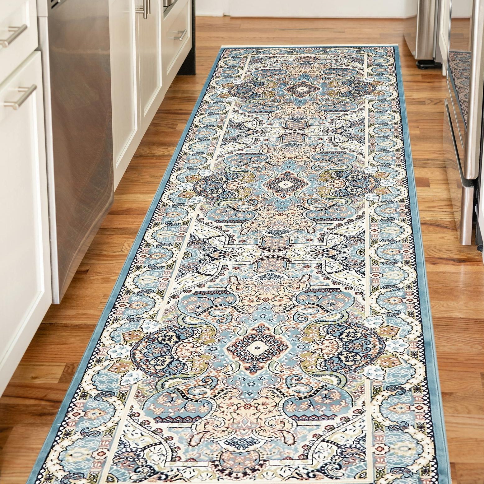 Unique Loom Narenj Collection Area Rug - Glasgow (3' x 13' 1" Runner ...
