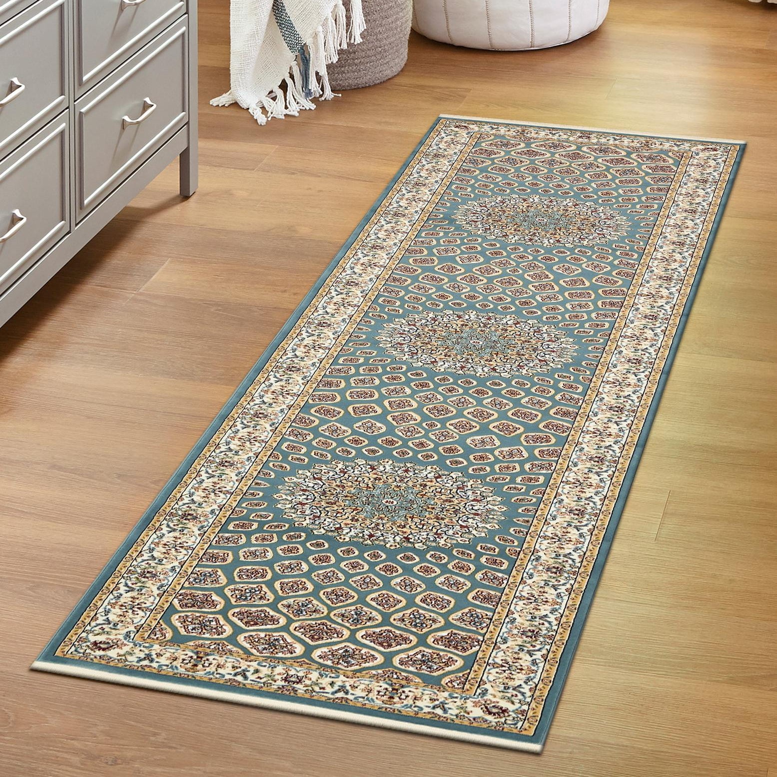 Unique Loom Narenj Collection Area Rug - Nottingham (3' x 13' Runner ...