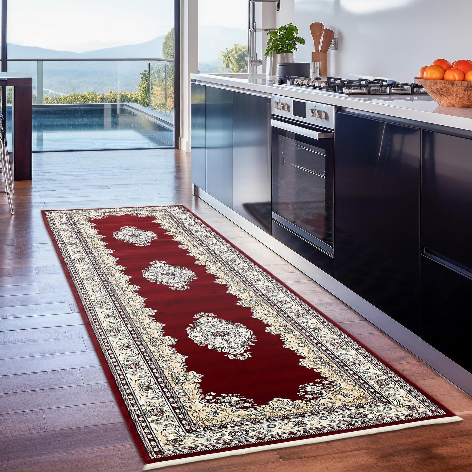 Unique Loom Narenj Collection Area Rug - Windsor (3' x 13' 1" Runner ...