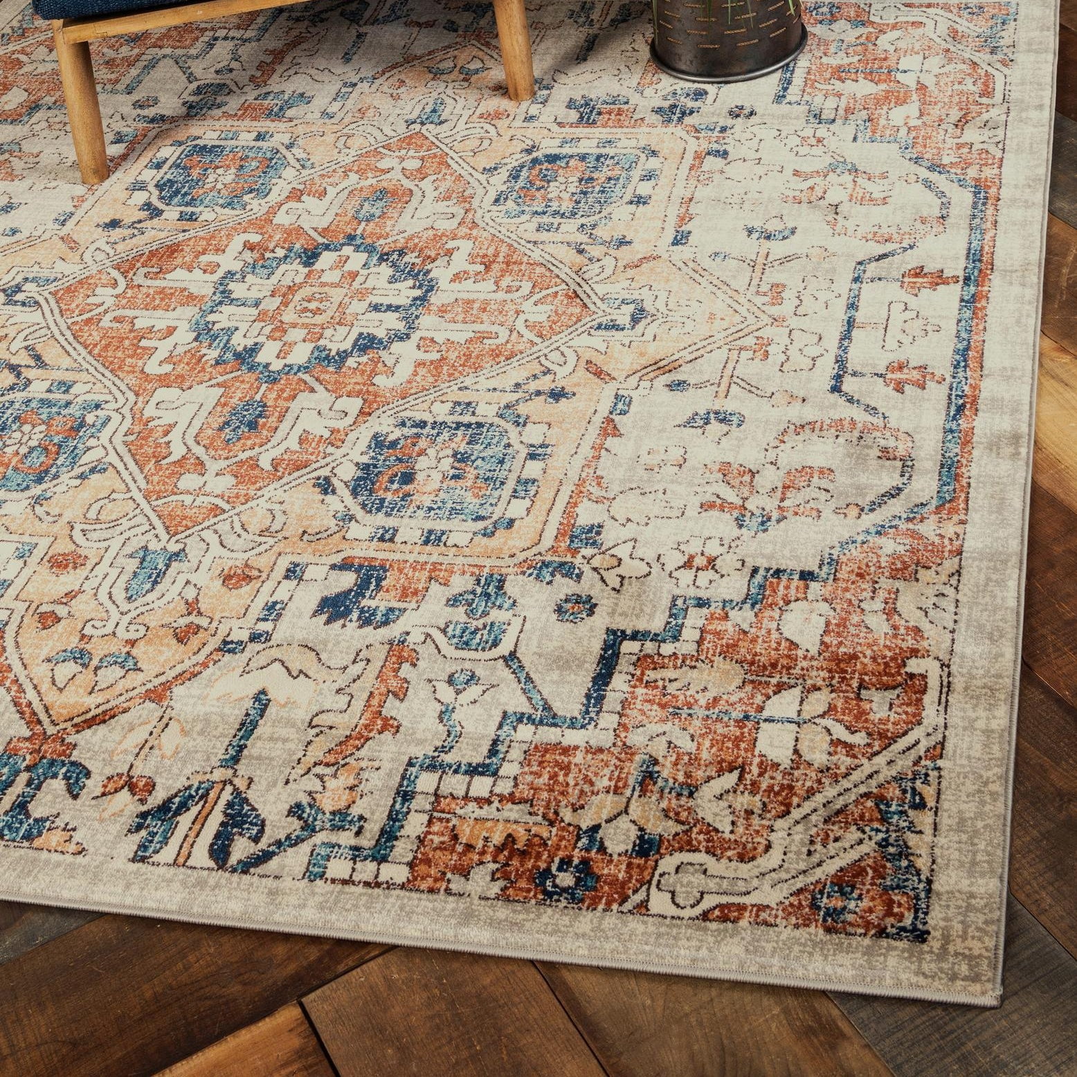 Unique Loom Oslo Collection Area Rug - Nyhavn Harbour (6' 1" Square ...