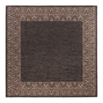 Unique Loom Outdoor Border Collection Area Rug - Floral Border (10' 8 ...