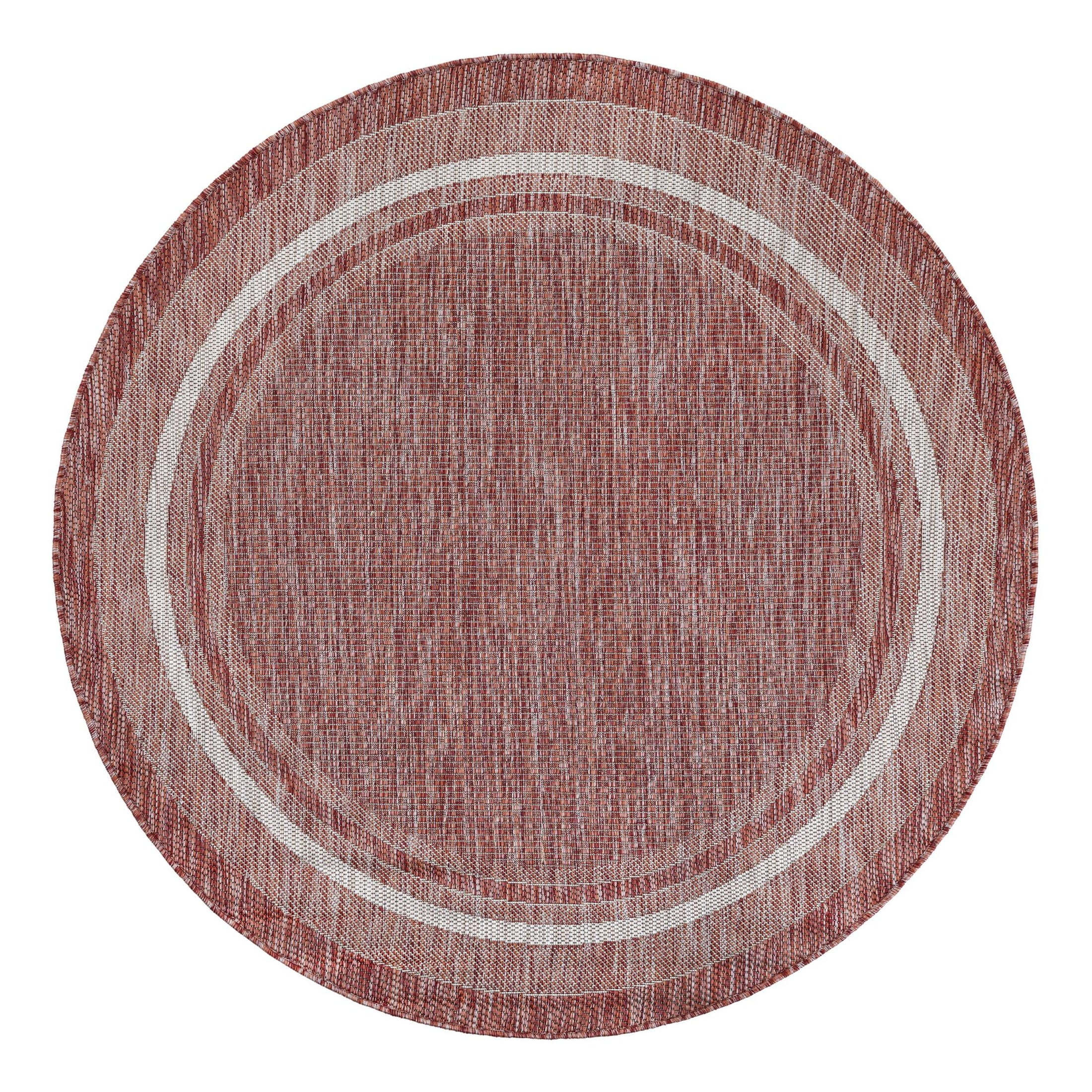 Unique Loom Outdoor Border Collection Area Rug - Soft Border (5' 3 ...