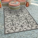 Unique Loom Outdoor Botanical Collection Area Rug - Gate (6' 1" x 9 ...