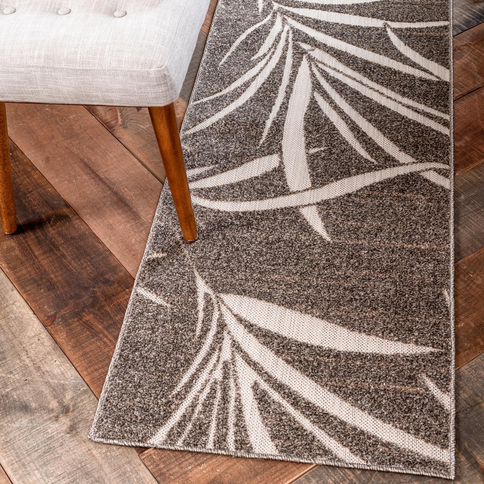 Unique Loom Outdoor Botanical Collection Area Rug - Orlando (2' x 6' 1 ...