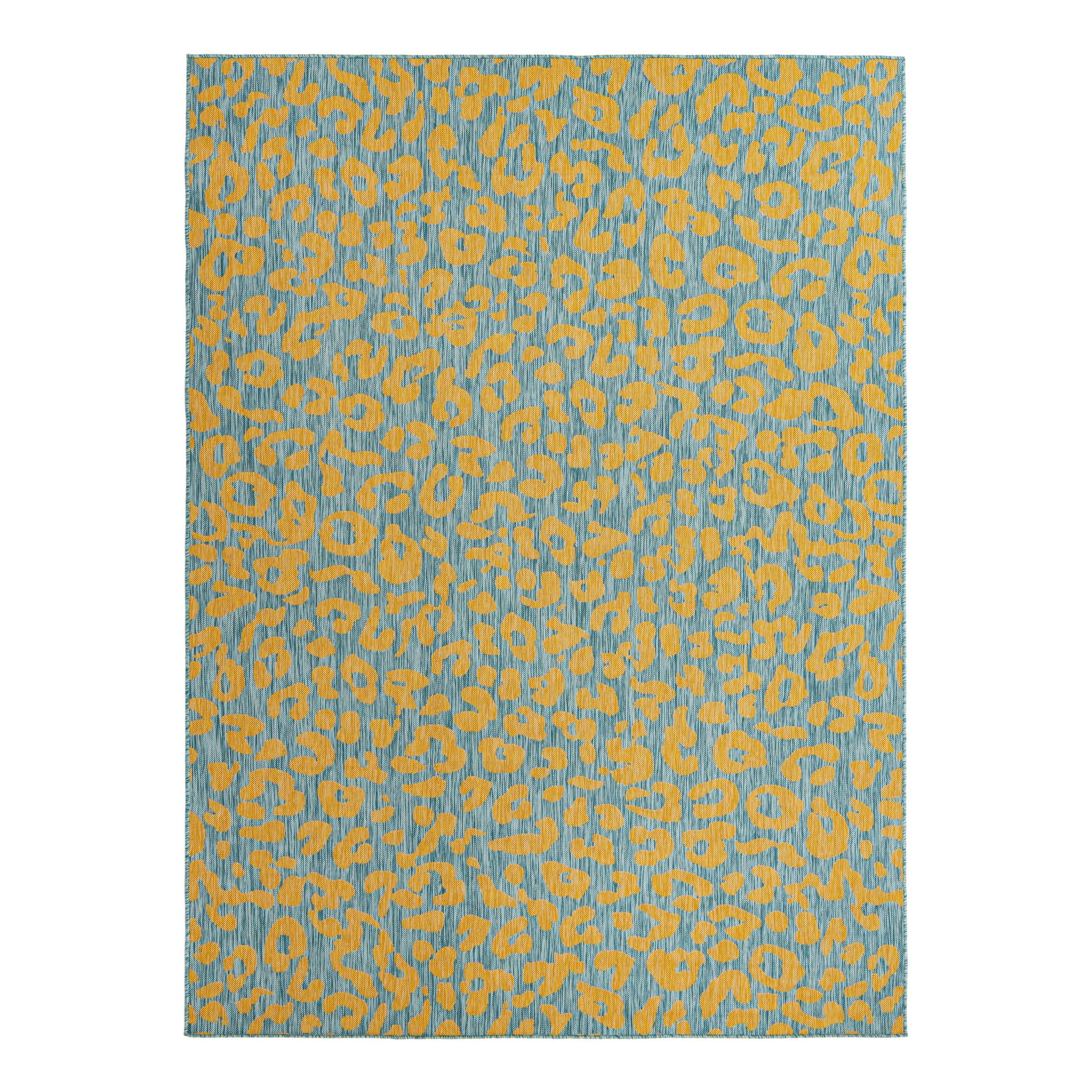 Unique Loom Outdoor Safari Collection Area Rug - Leopard (7' 10" x 11 ...
