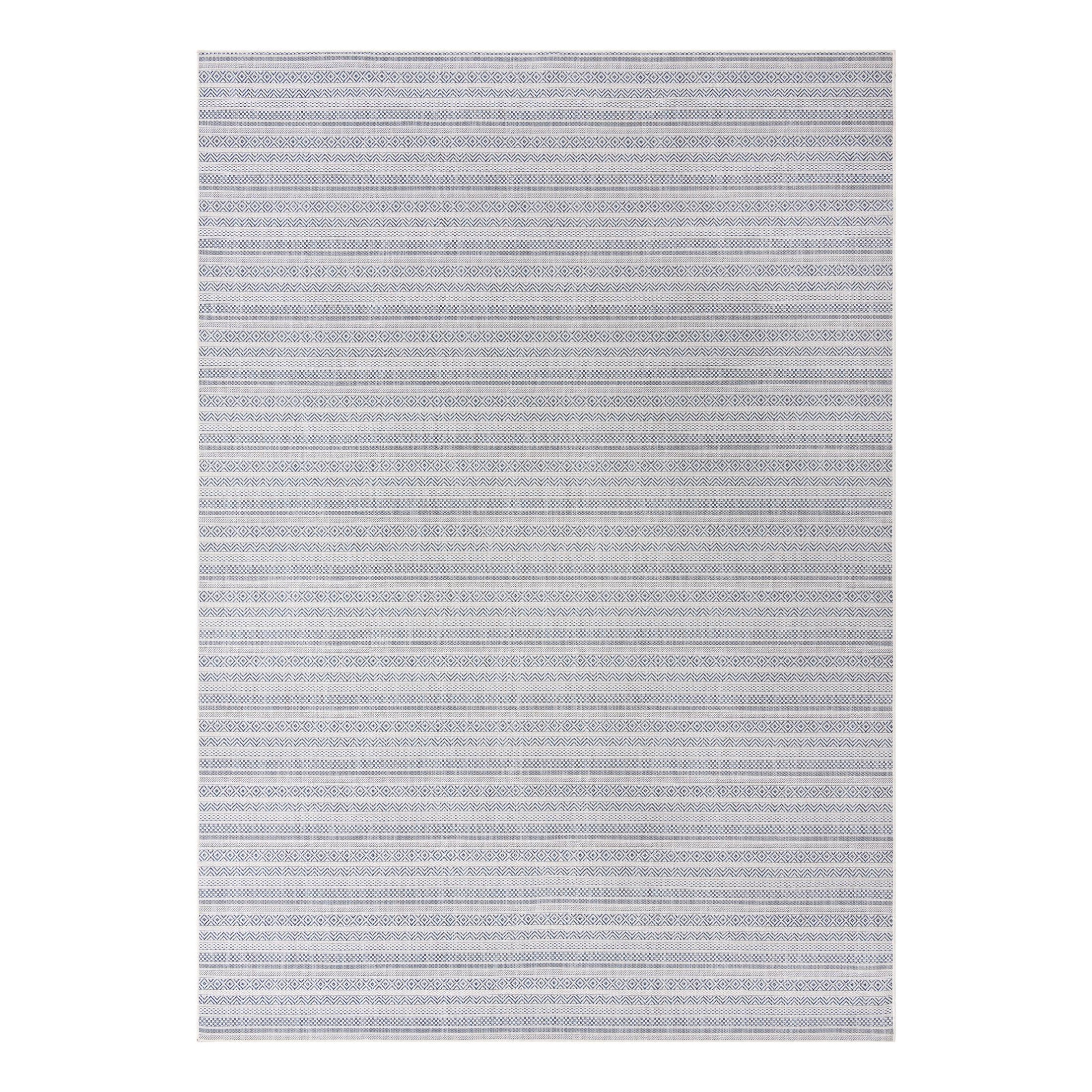 Unique Loom Outdoor Striped Collection Area Rug - Maia (10' x 14 ...