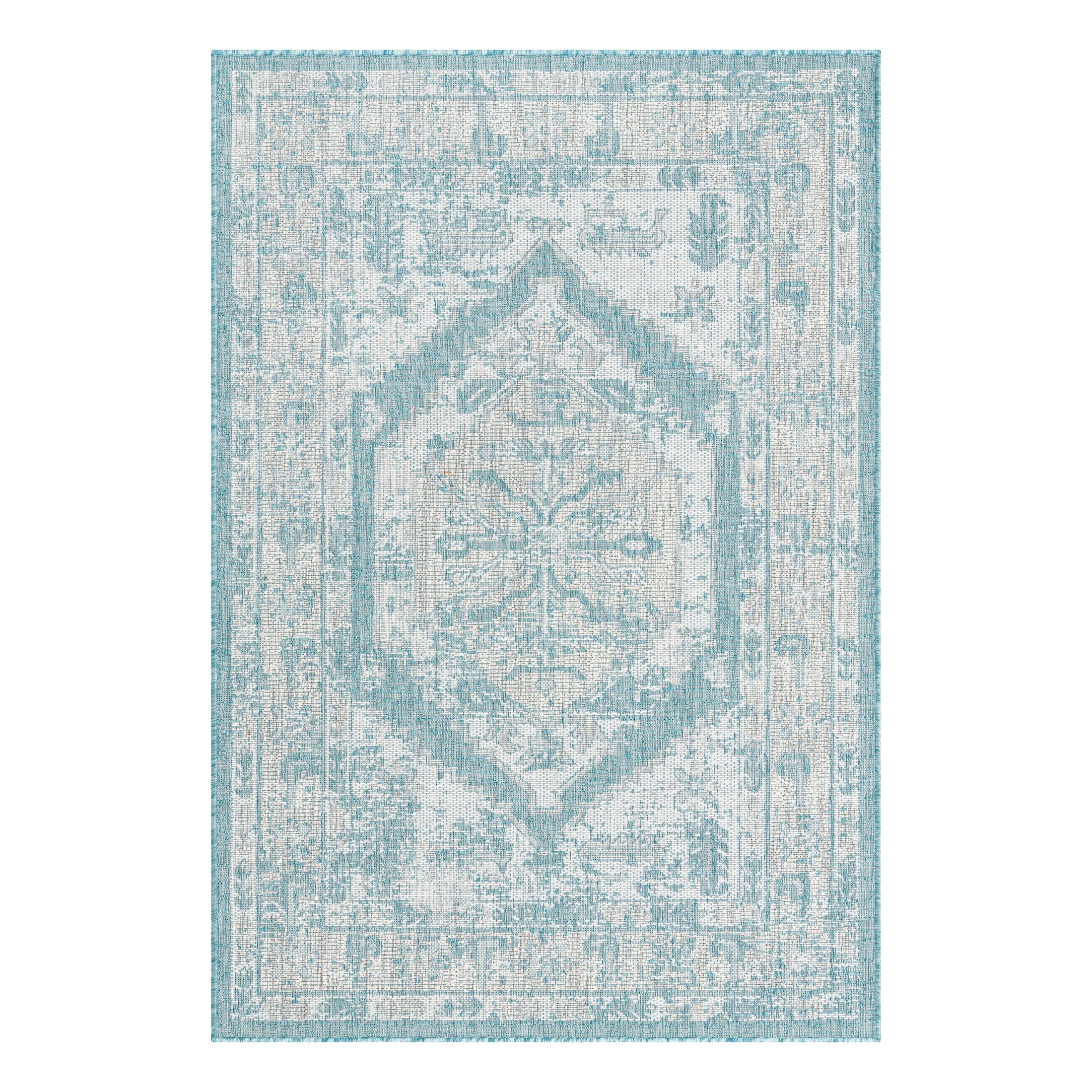 Unique Loom Outdoor Traditional Collection Area Rug - Valeria (4' 1" x ...