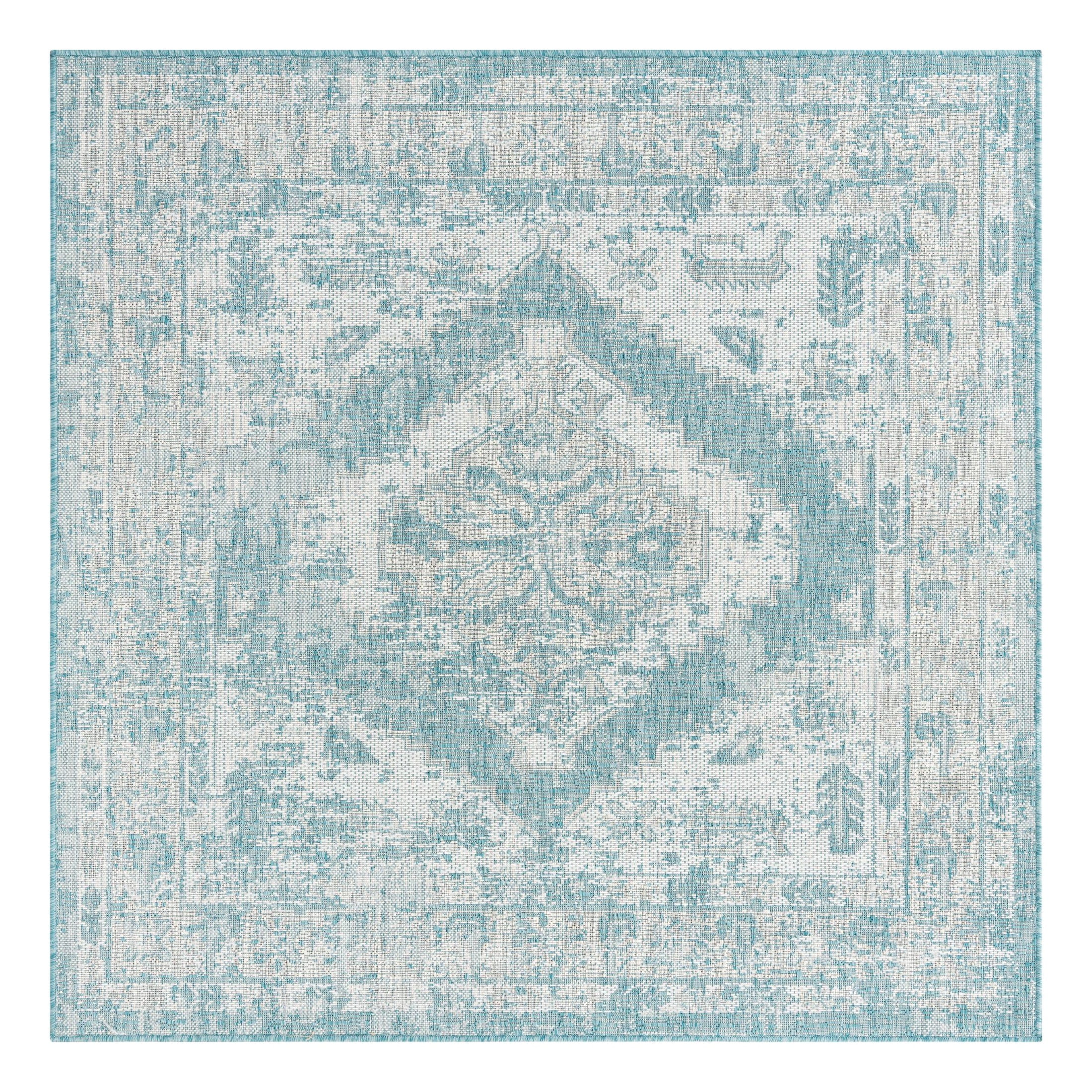 Unique Loom Outdoor Traditional Collection Area Rug - Valeria (5' 3 ...