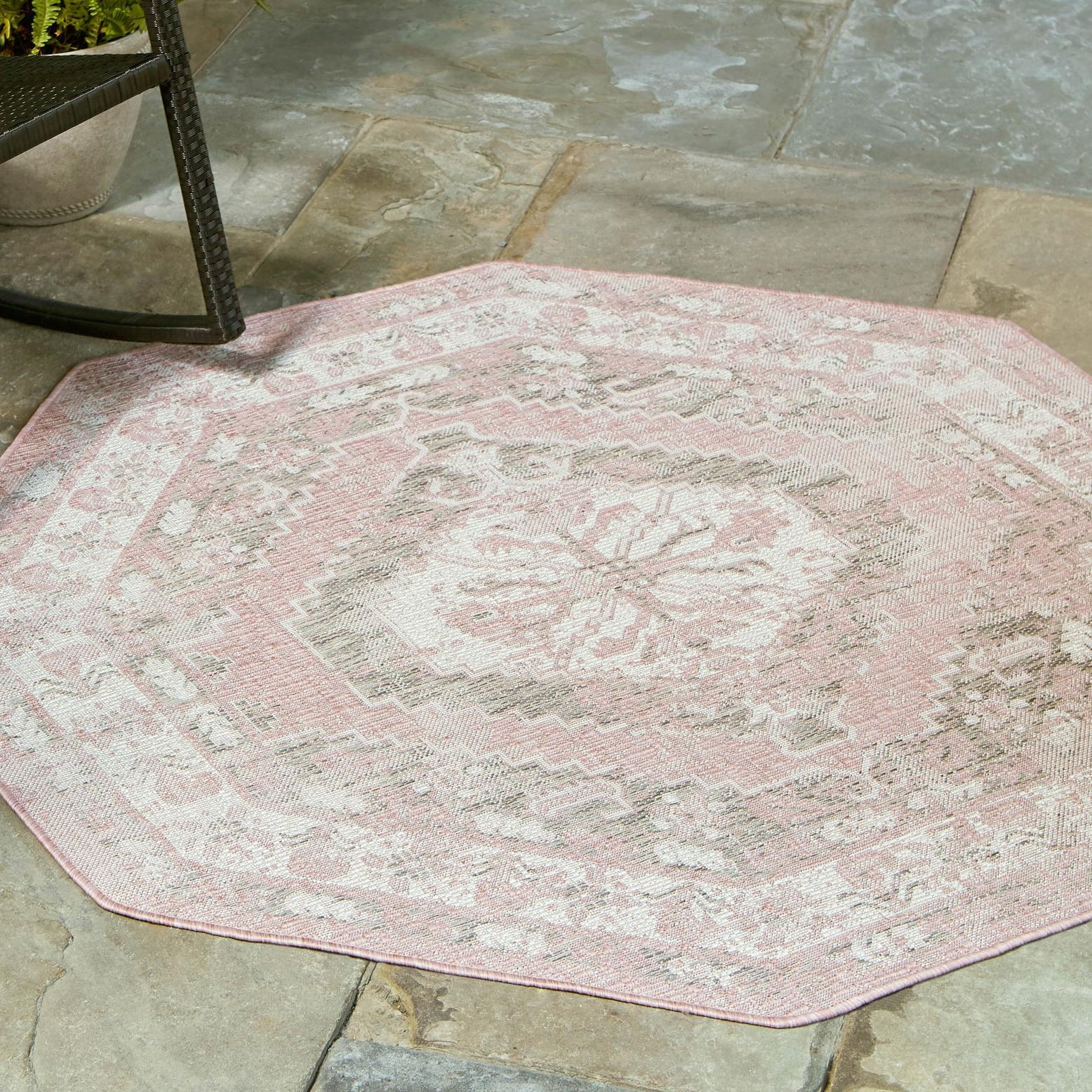 Unique Loom Outdoor Traditional Collection Area Rug - Valeria (7' 10 ...