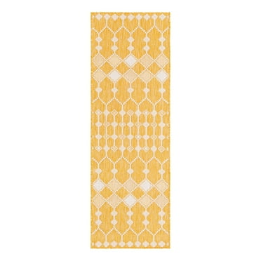 Unique Loom Outdoor Safari Collection Area Rug - Giraffe (2' x 6' 1 ...