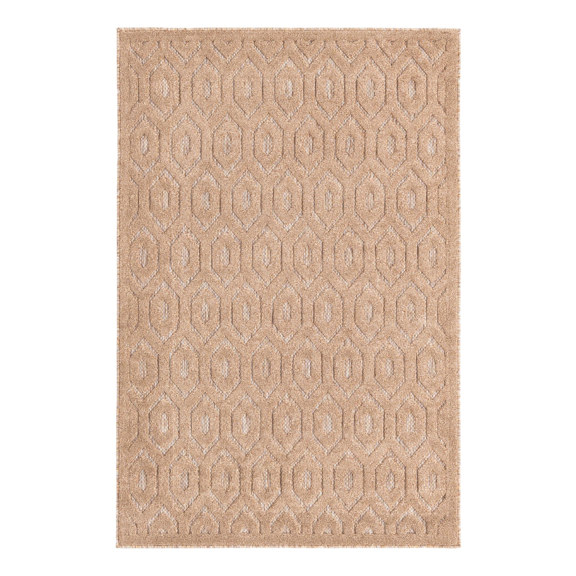 Unique Loom Outdoor Trellis Textured Collection Area Rug - Spatial (4 ...