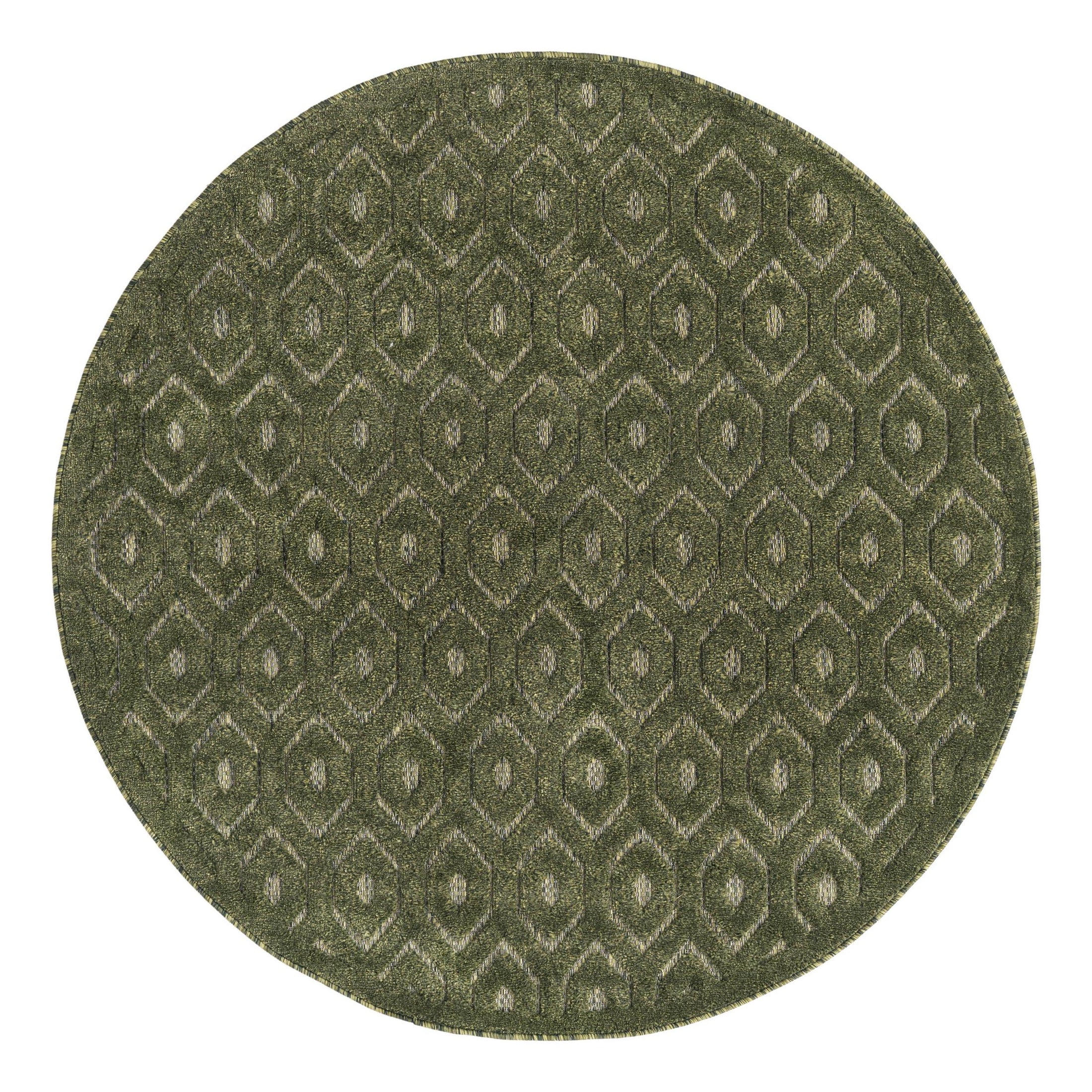 Unique Loom Outdoor Trellis Textured Collection Area Rug - Spatial (5 ...