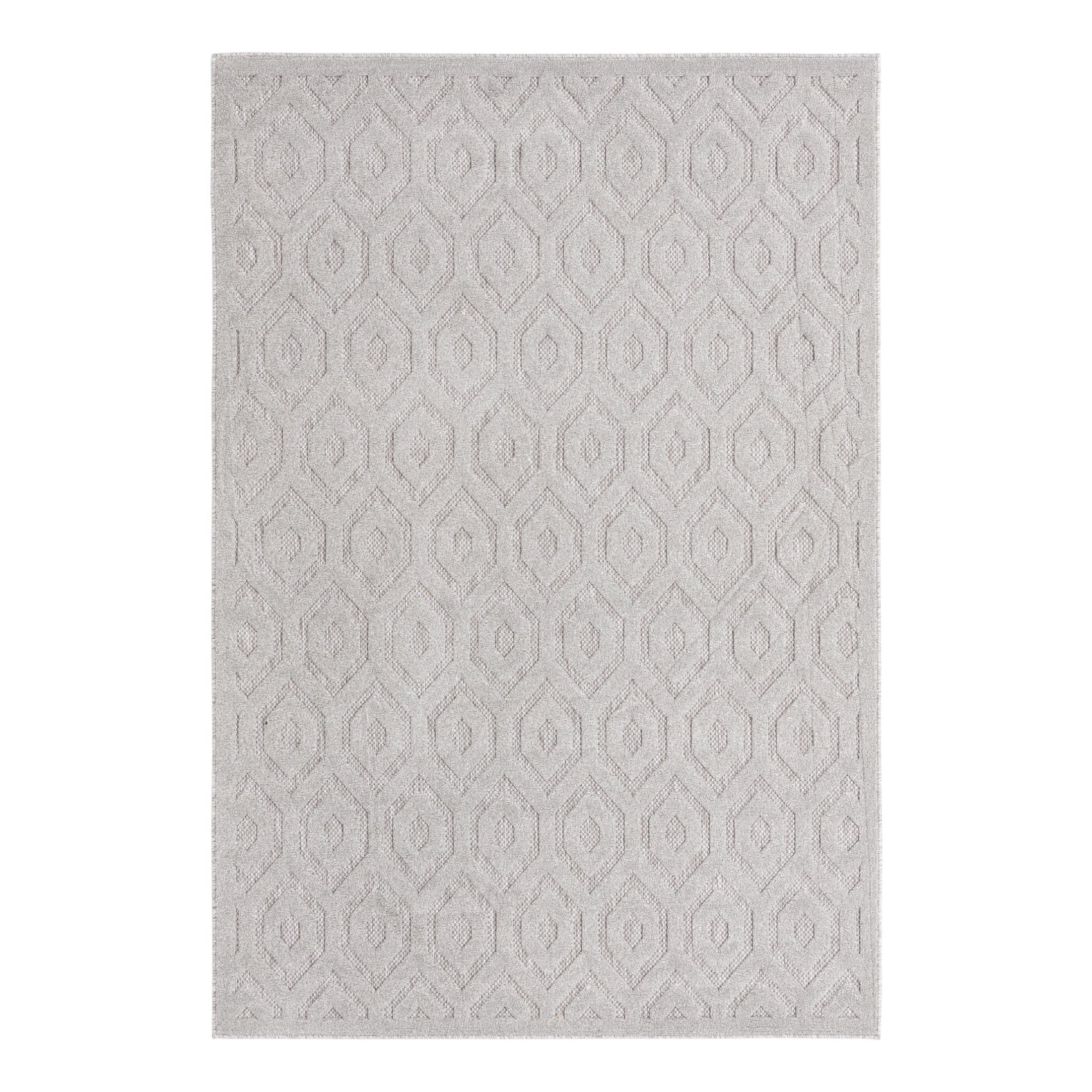Unique Loom Outdoor Trellis Textured Collection Area Rug - Spatial (6 ...