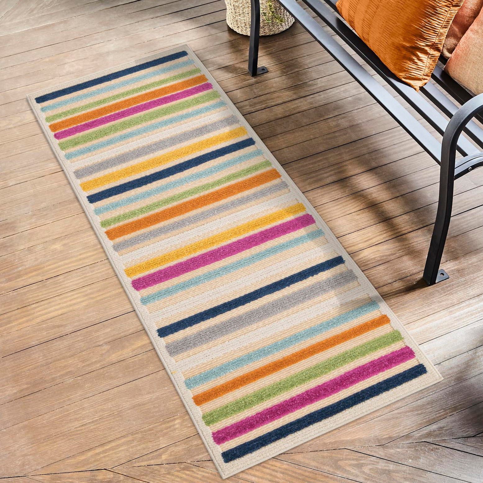 Unique Loom Aruba Outdoor Collection Area Rug - Paradera (2' x 10 ...