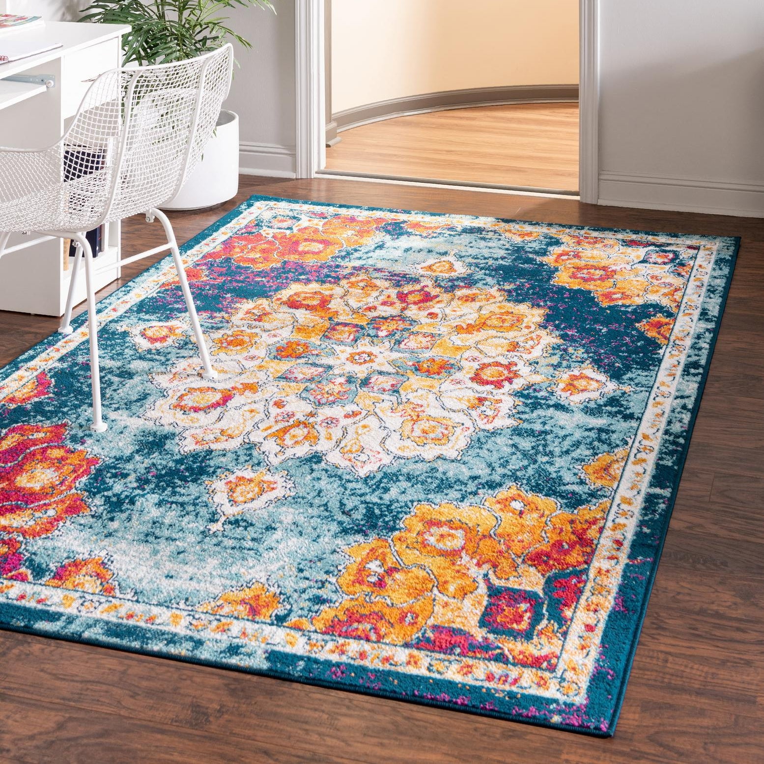 Unique Loom Parker Collection Area Rug - Kokulu (9' x 12' Rectangle ...