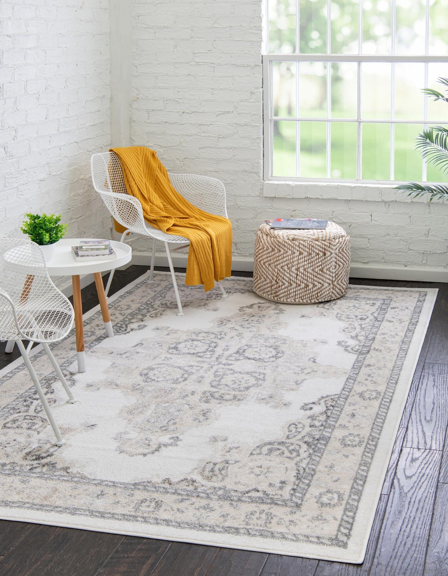 Unique Loom Parker Collection Area Rug - Merakli (10' x 14' Rectangle ...