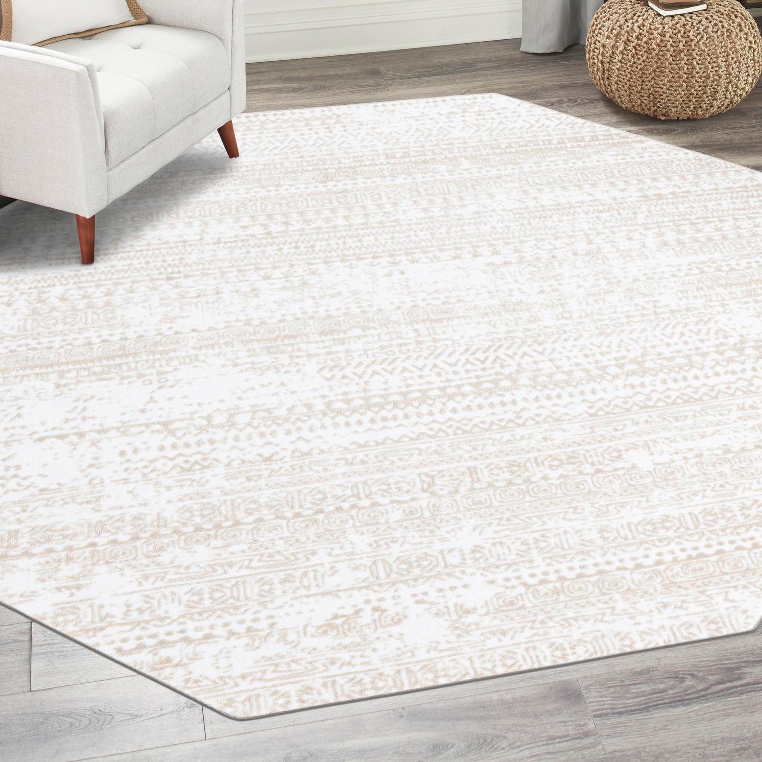 Unique Loom Hermitage Collection Area Rug - Pavilion (5' 3" Octagon ...