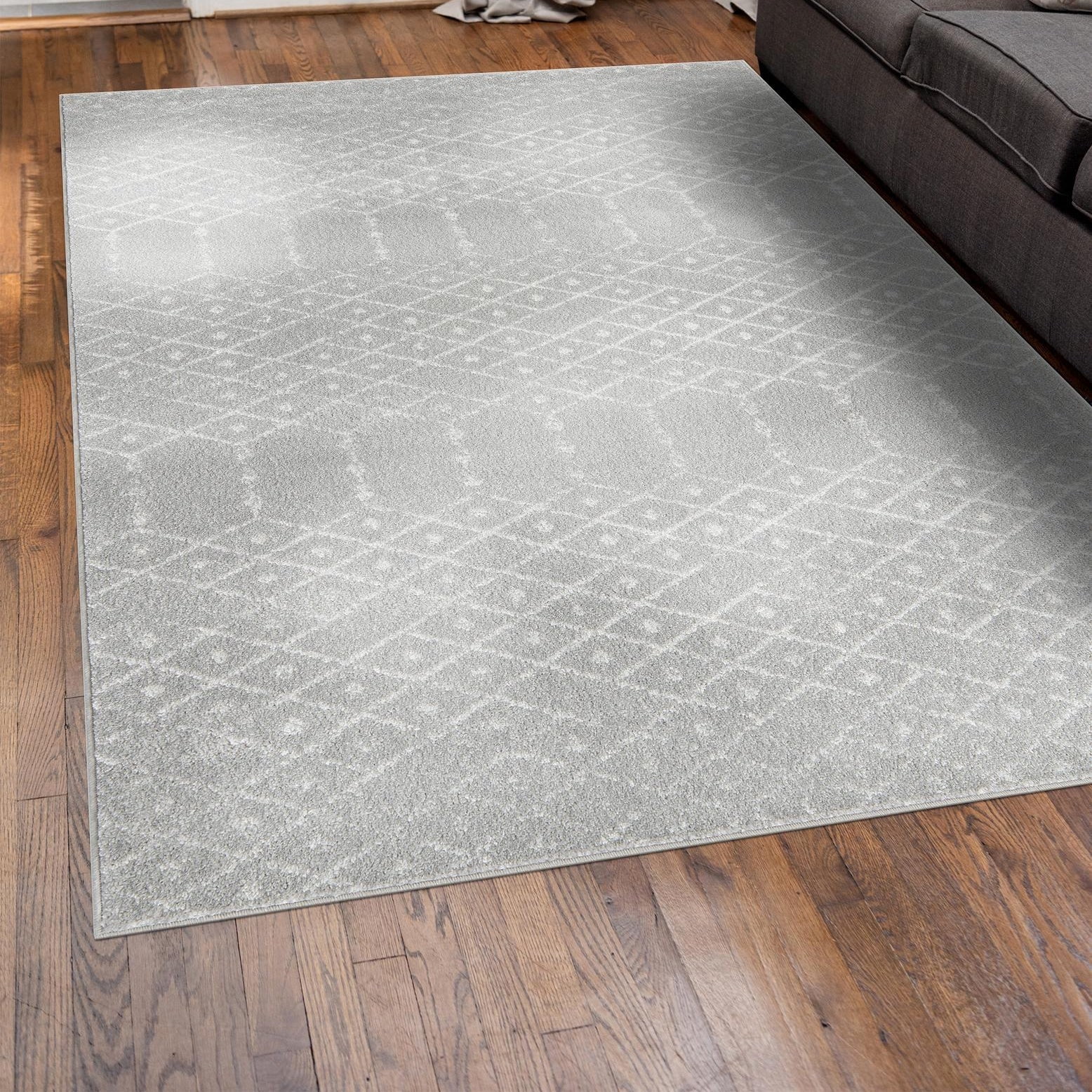 Unique Loom Paxon Trellis Collection Area Rug - Maeve (6' x 9 ...