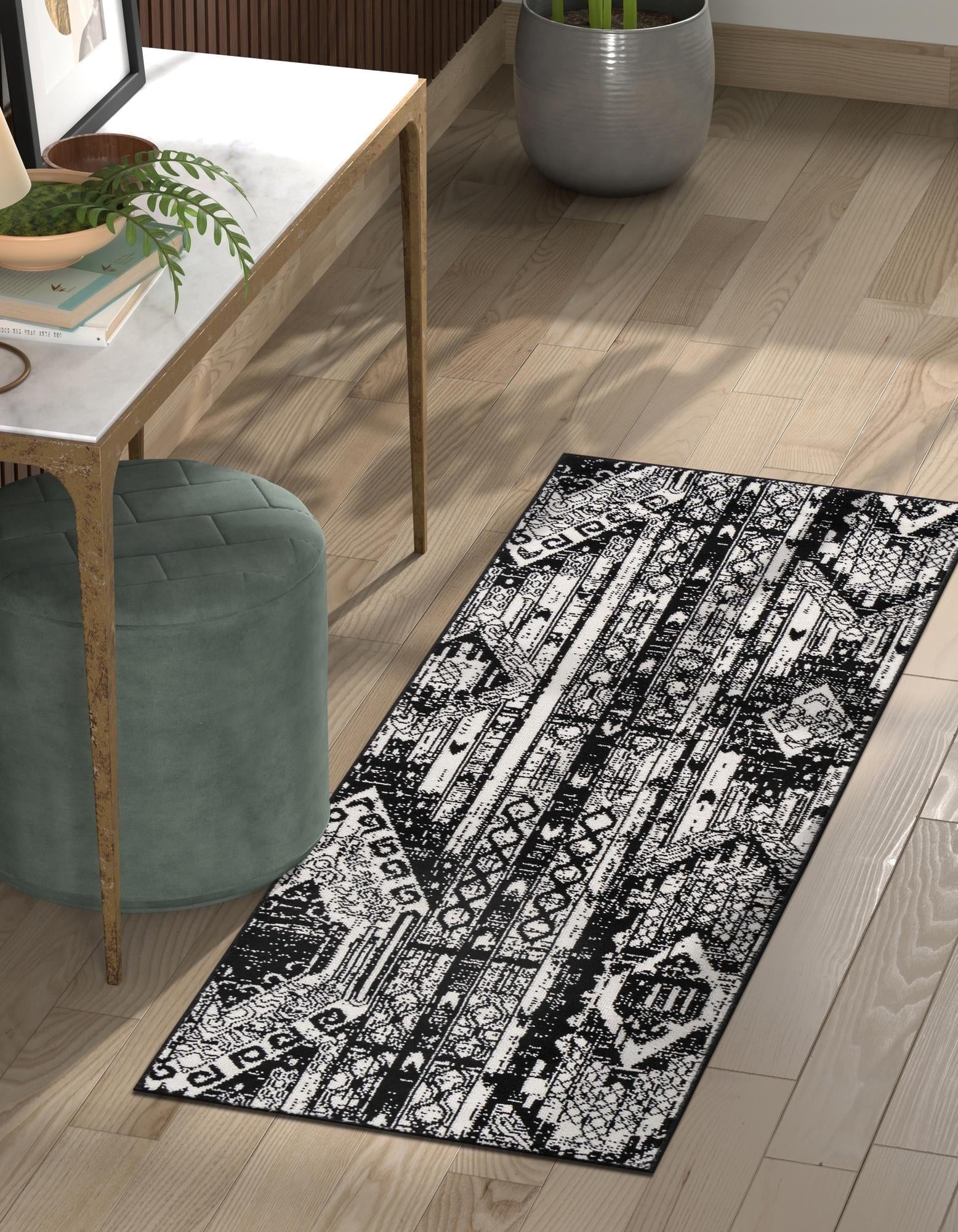 Unique Loom Portland Collection Area Rug - Orford (2' 2" x 12' Runner ...