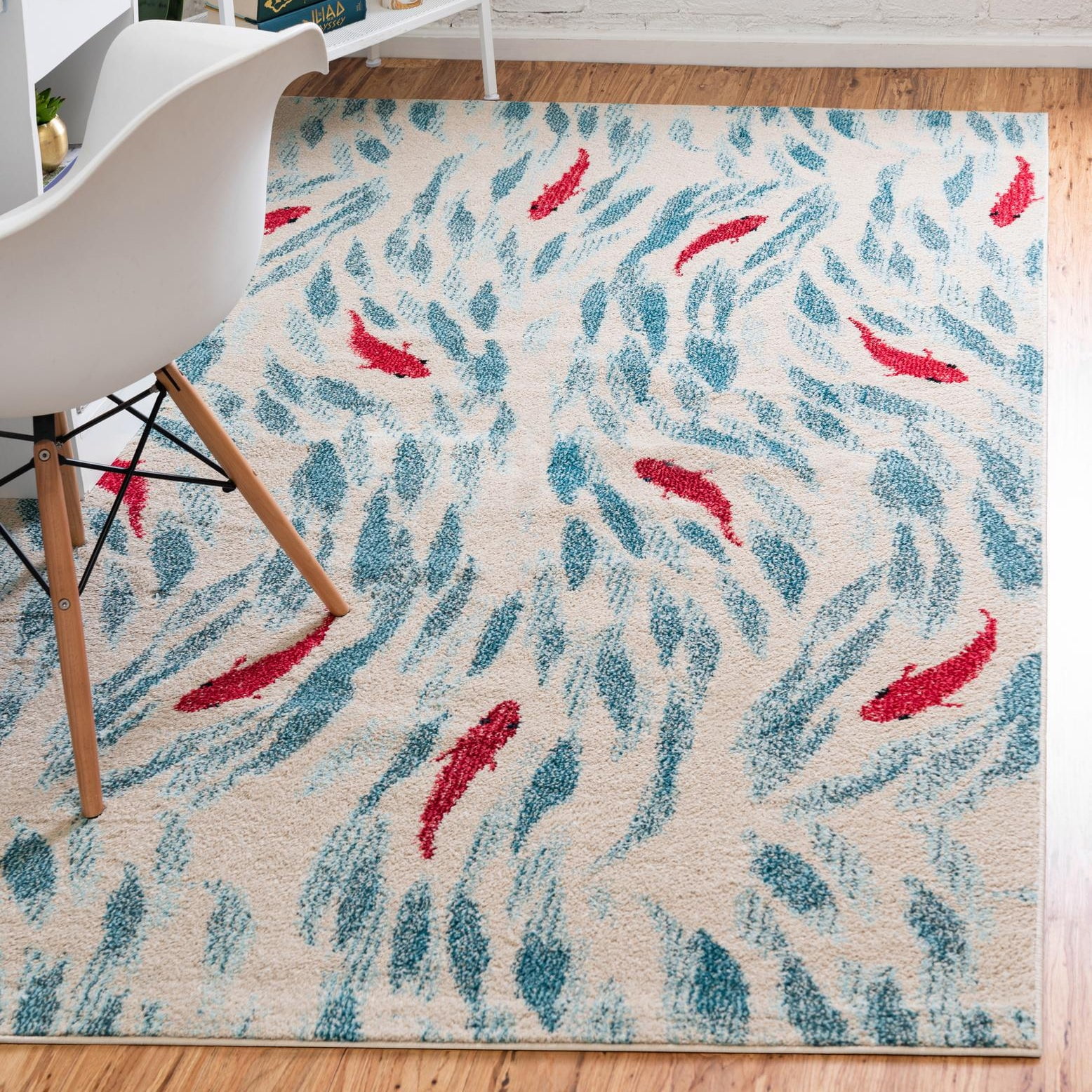 Unique Loom Positano Collection Area Rug - Shoal (8' x 11' Rectangle ...