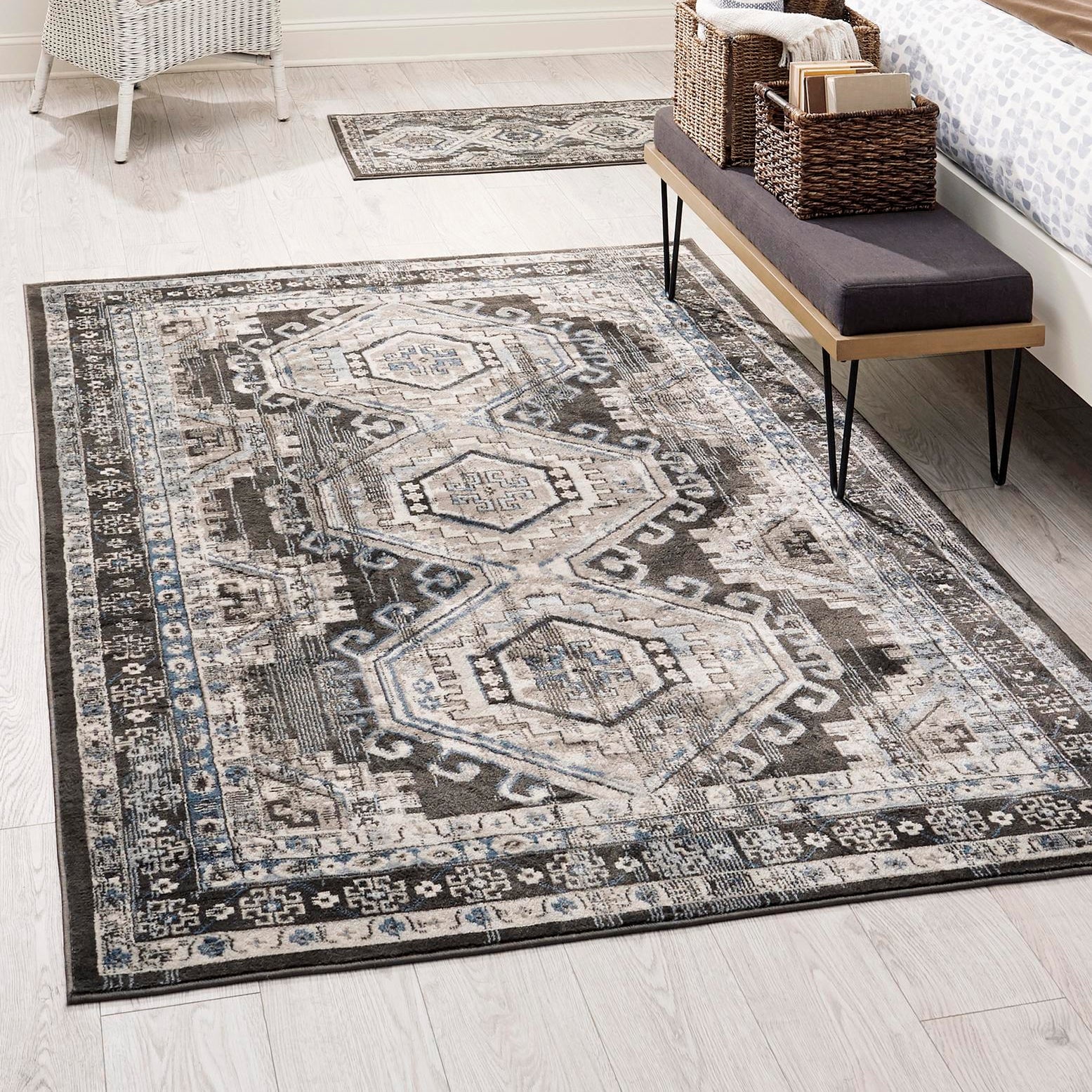 Unique Loom Charlotte Collection Area Rug - Quail (7' 10" x 10 ...