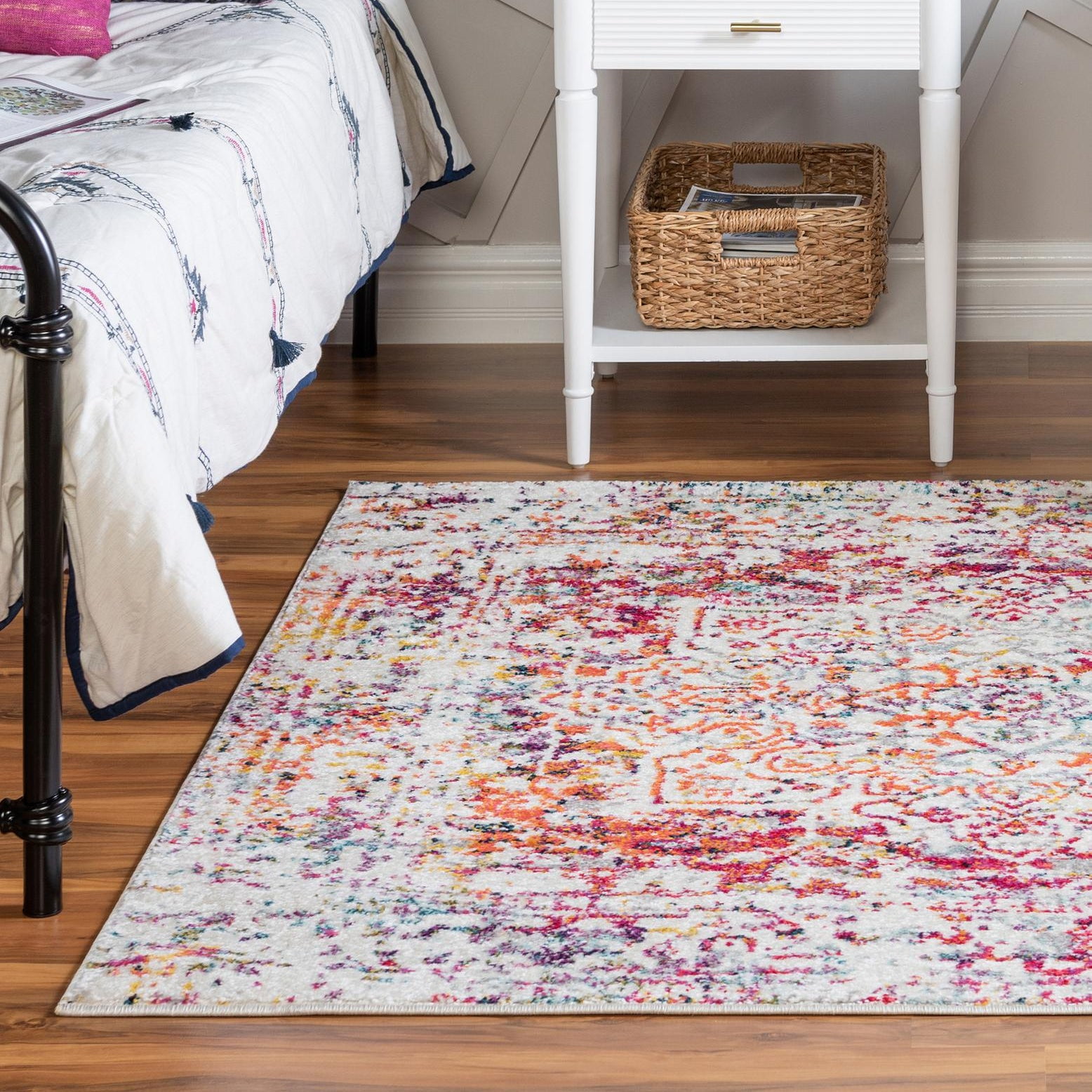 Unique Loom Richmond Collection Area Rug - Medallion (4' 1" Square ...