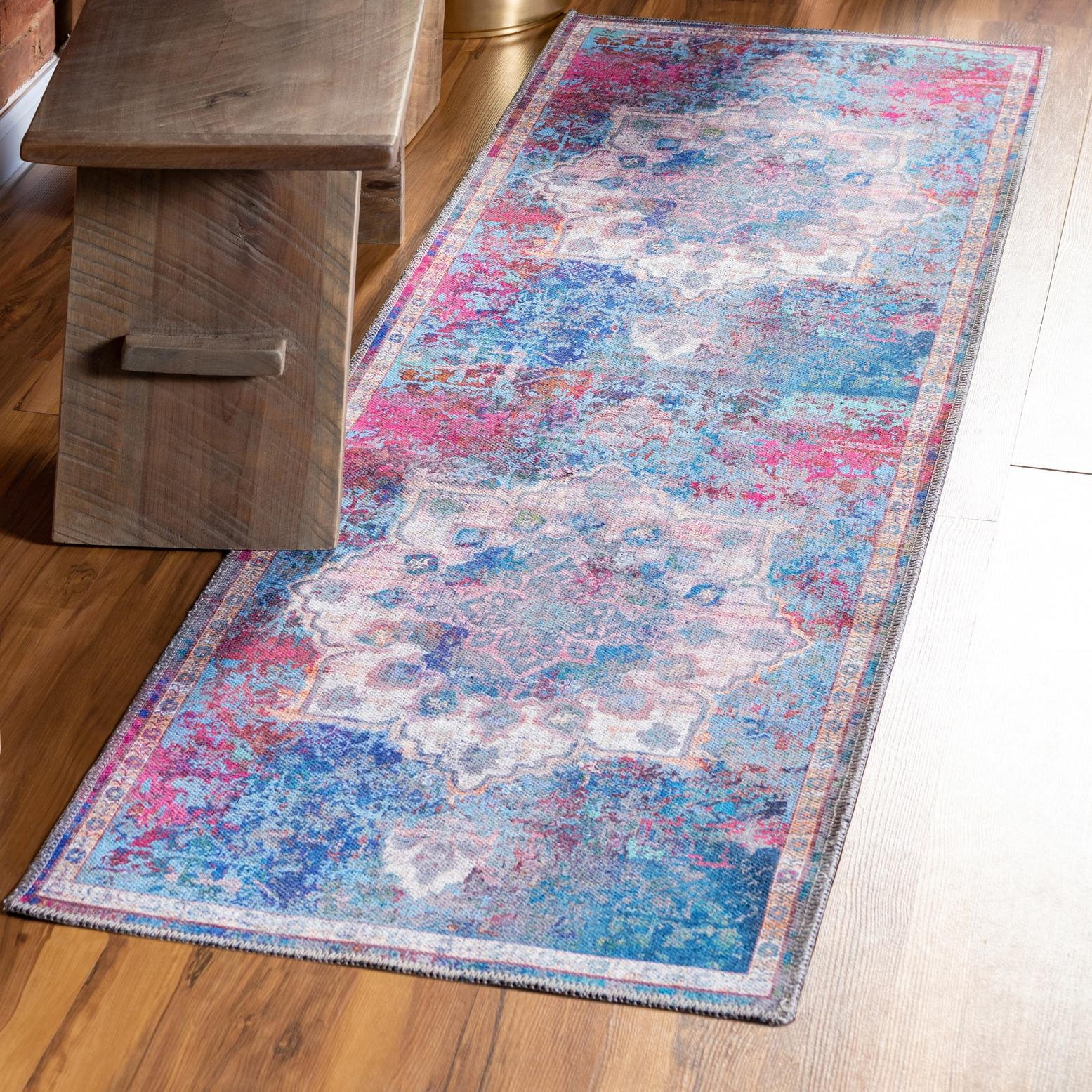 Unique Loom Renaissance Collection Area Rug - Roma (2' x 13' Runner Tie ...