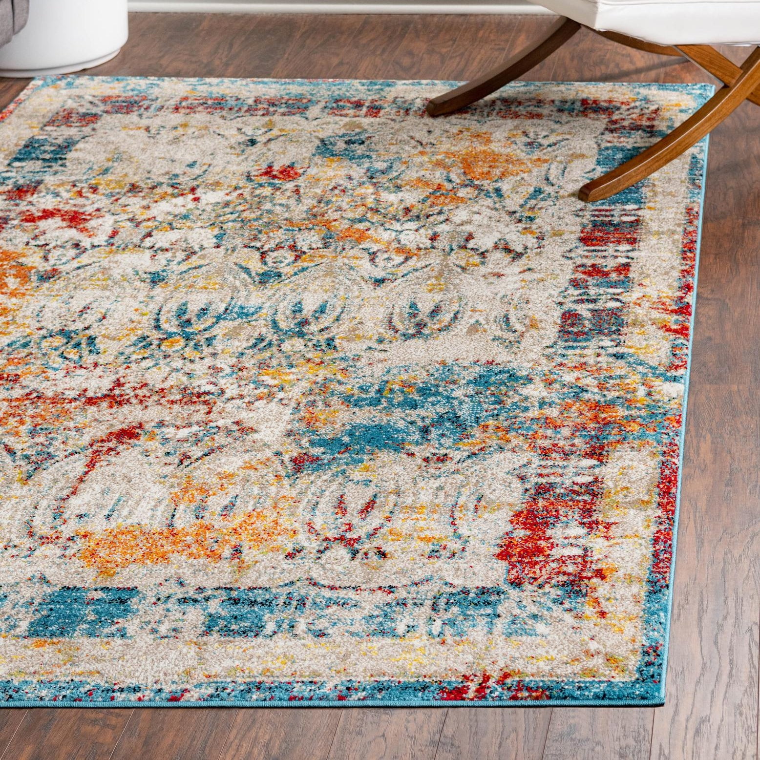 Unique Loom Rosso Collection Area Rug - Vivaldi (9' x 12' 2" Rectangle ...