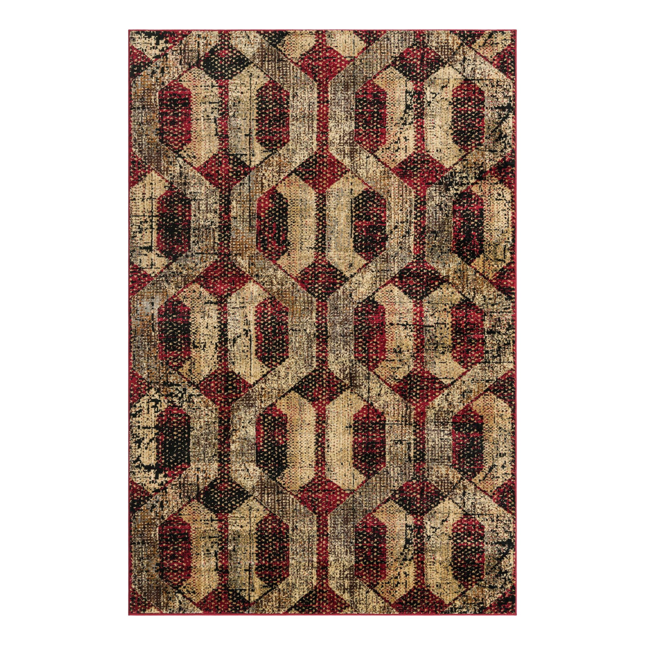 Unique Loom Saturn Collection Area Rug - Astra (6' x 9' Rectangle ...