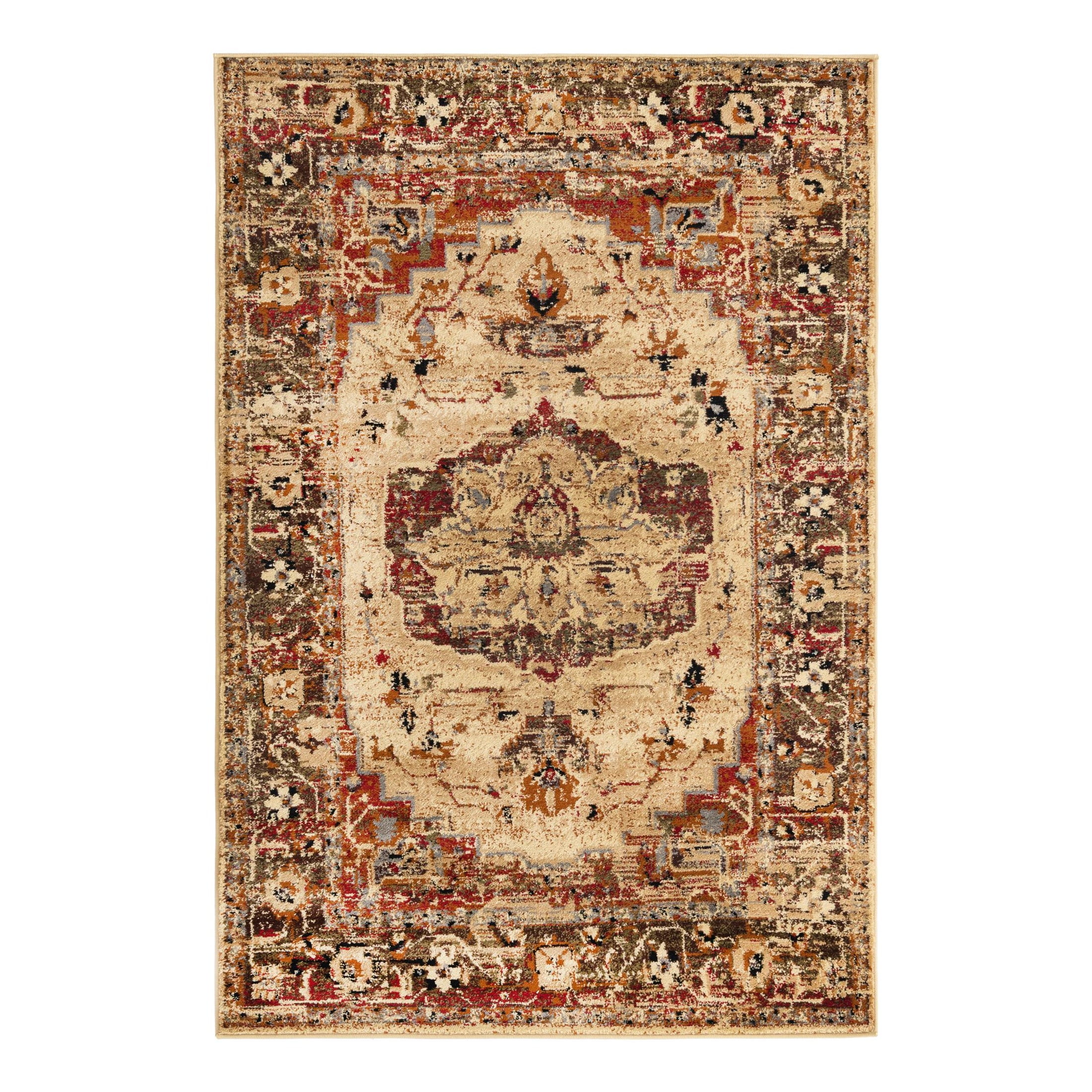 Unique Loom Saturn Collection Area Rug - Outlook (4' x 6' Rectangle ...