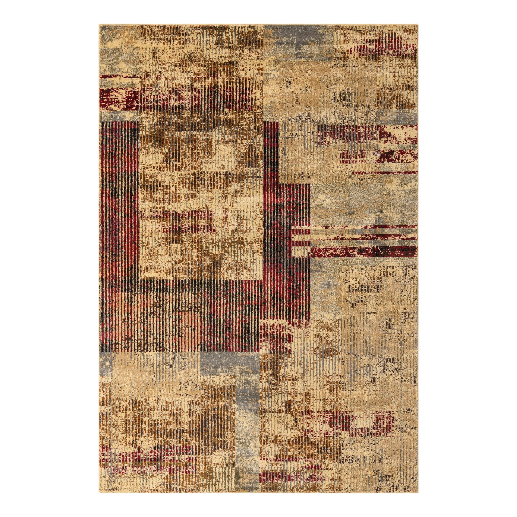 Unique Loom Saturn Collection Area Rug - Sky (6' x 9' Rectangle Multi ...