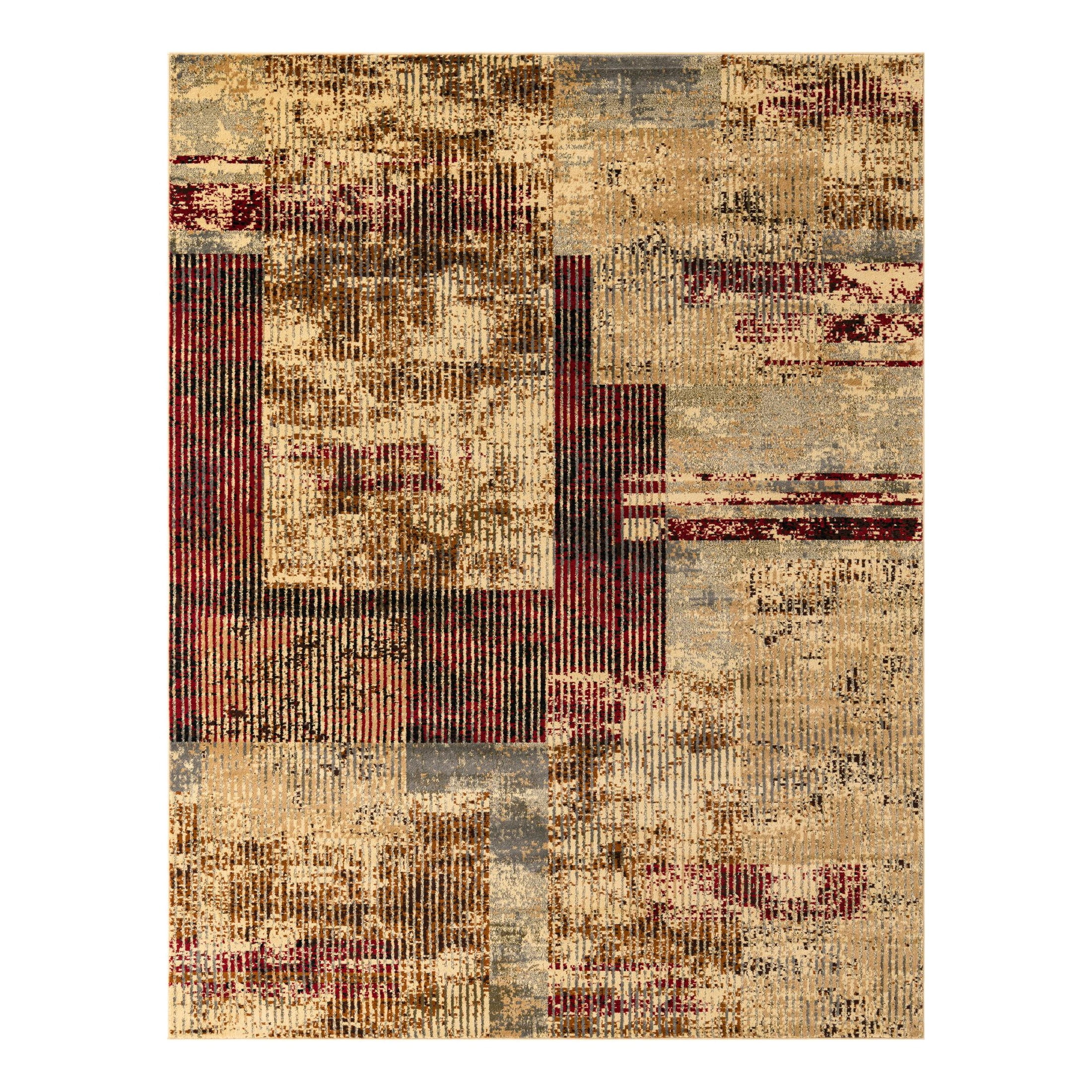 Unique Loom Saturn Collection Area Rug - Sky (7' 10" x 10' Rectangle ...