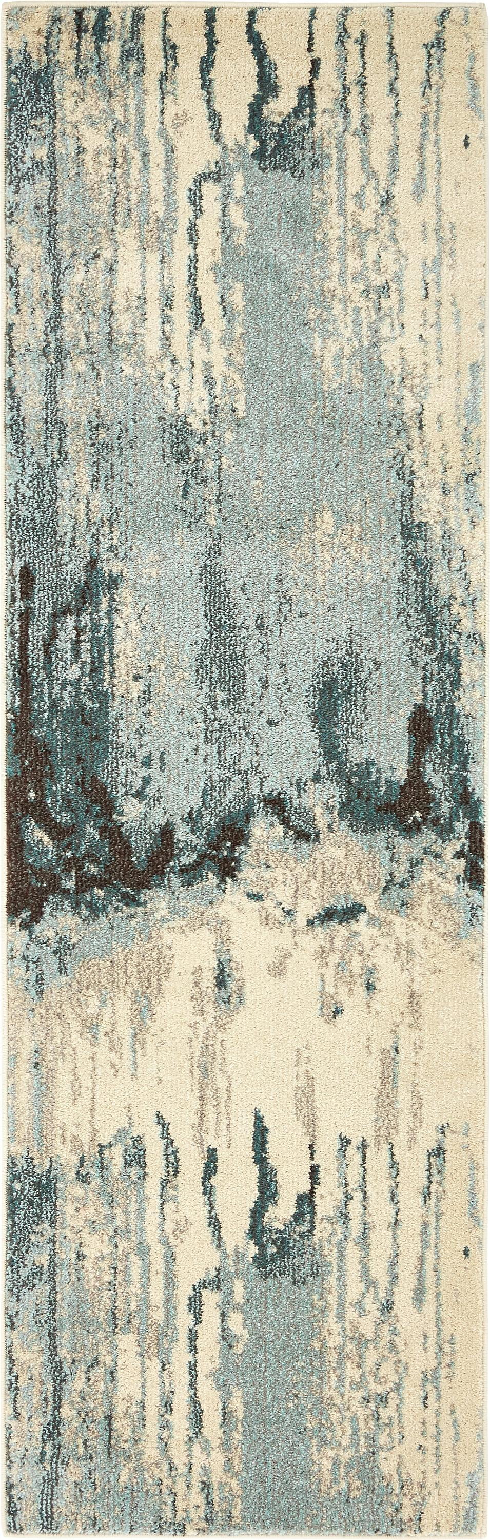 Unique Loom Sebastia Estrella Modern Abstract Area Rug or Runner ...