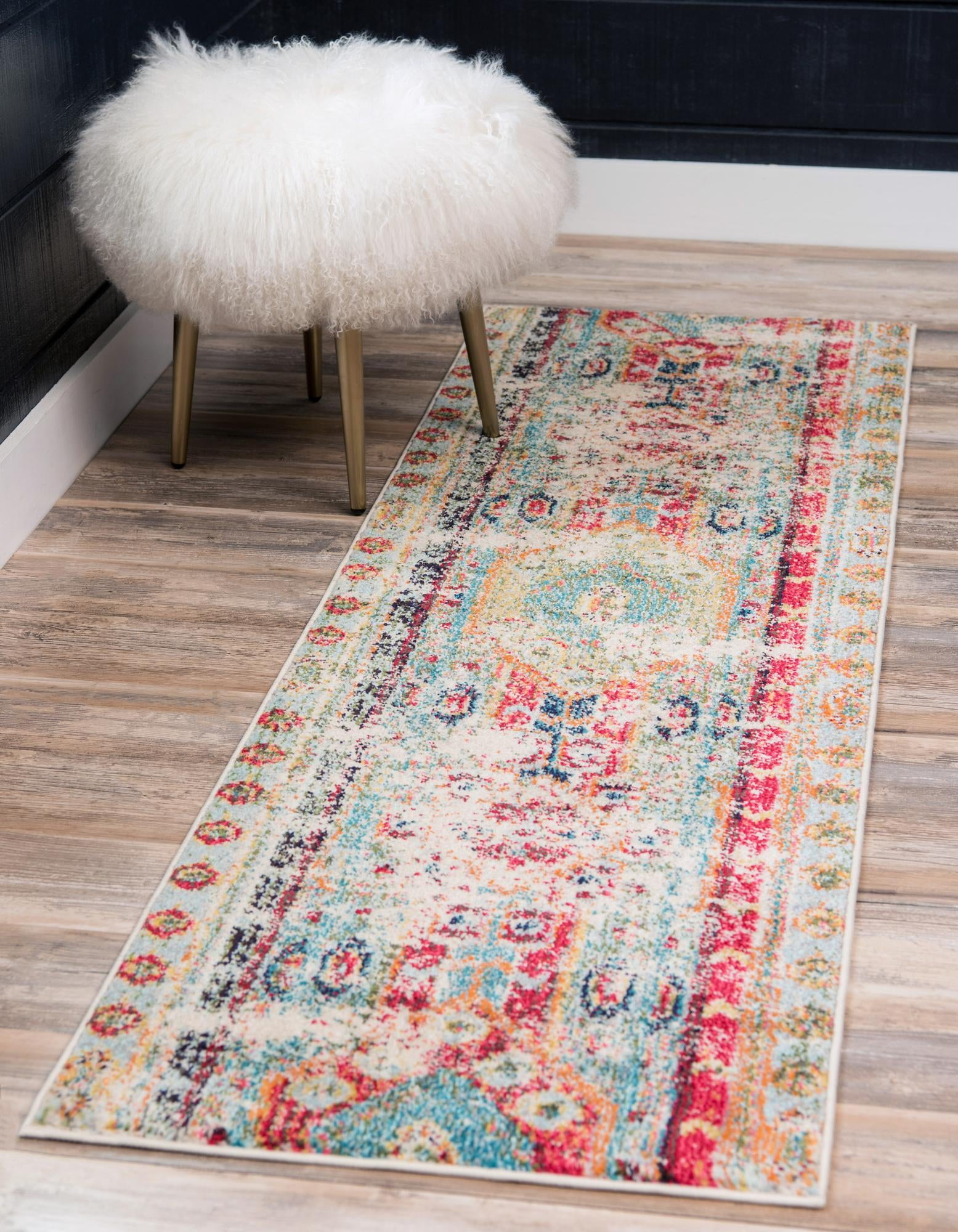 Unique Loom Sedona Collection Area Rug - Yellowstone (2' 7" x 10 ...