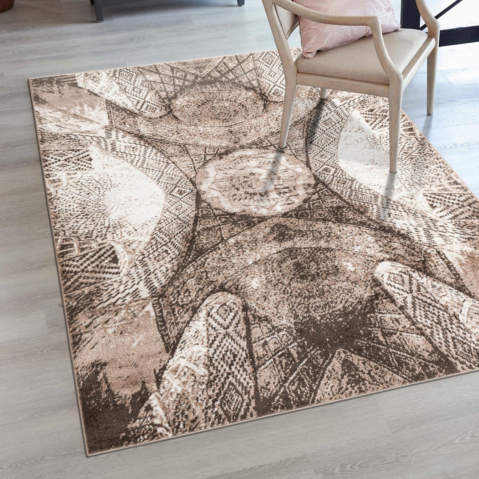 Unique Loom Sofia Collection Area Rug - Albert (7' 10" x 11' Rectangle ...
