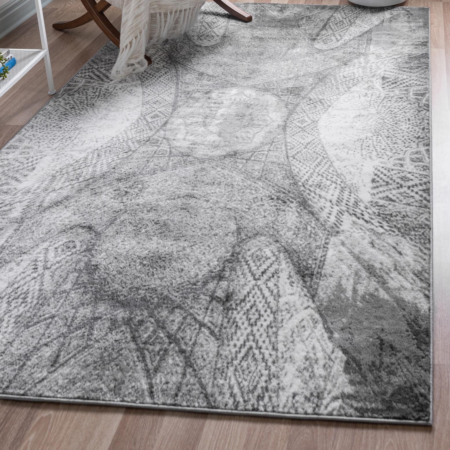 Unique Loom Sofia Collection Area Rug - Albert (9' x 12' Rectangle Dark ...