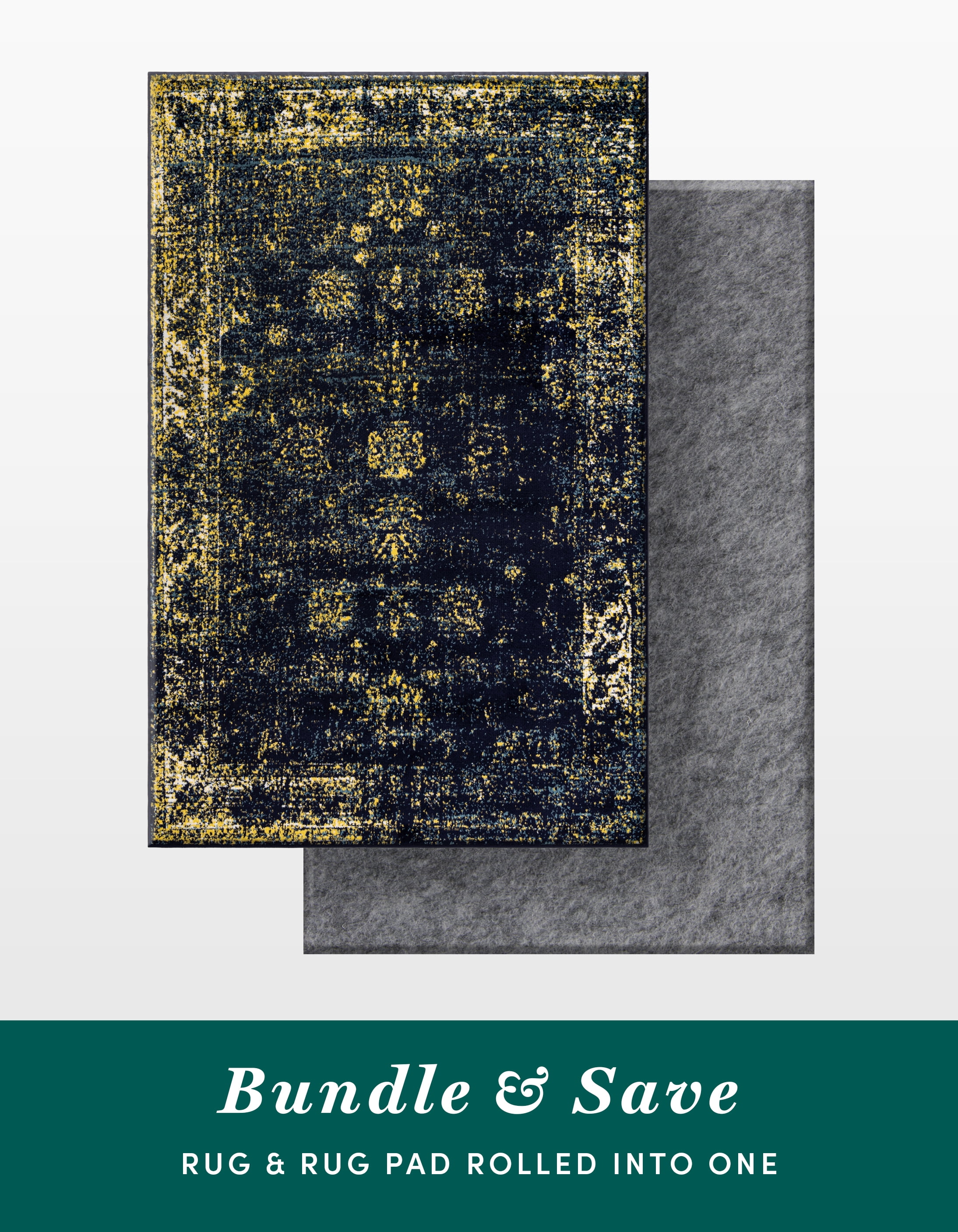 Unique Loom Sofia Collection Area Rug - Casino Bundle (6' 1" x 9 ...