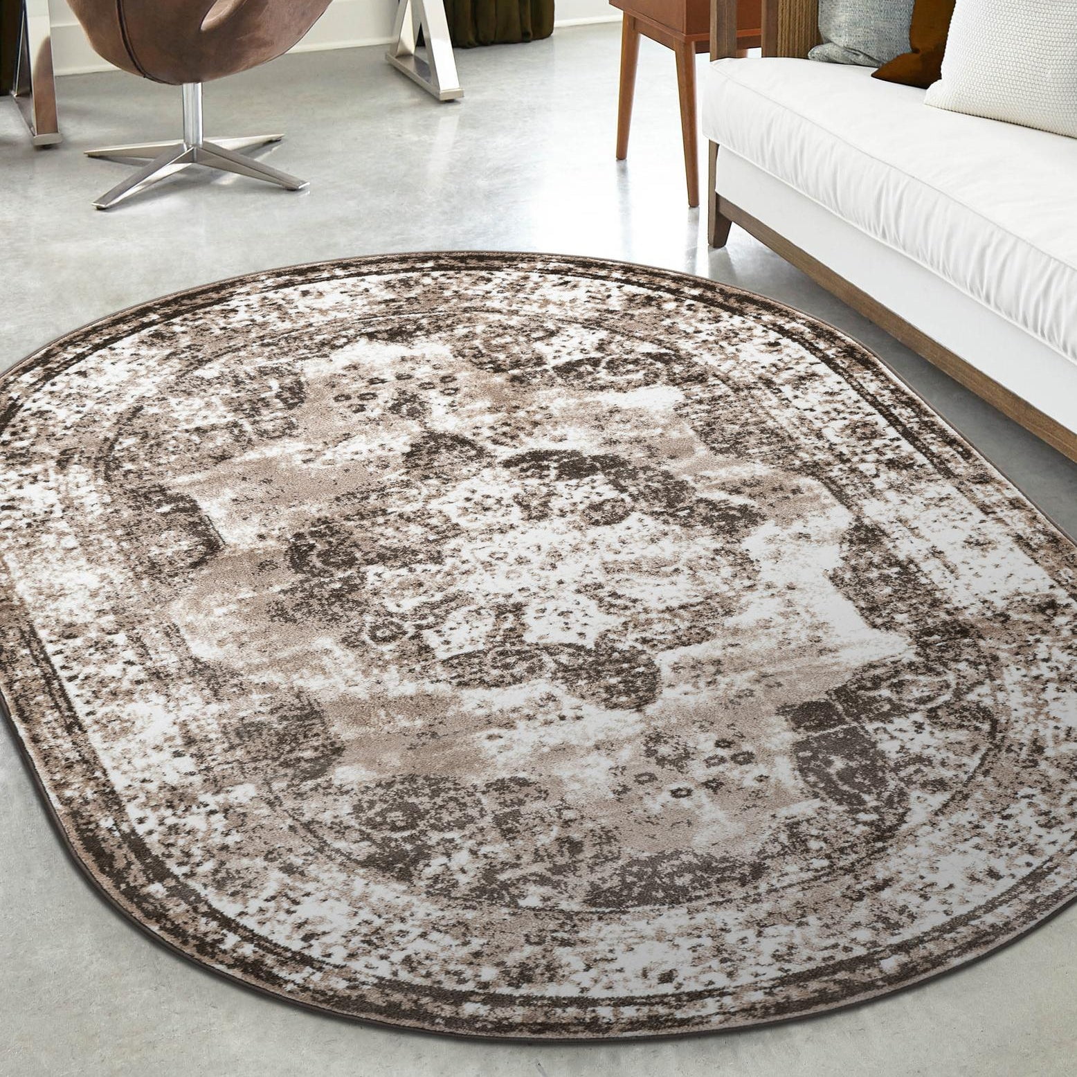 Unique Loom Sofia Collection Area Rug - Salle Garnier (4' 1" x 6' 1 ...