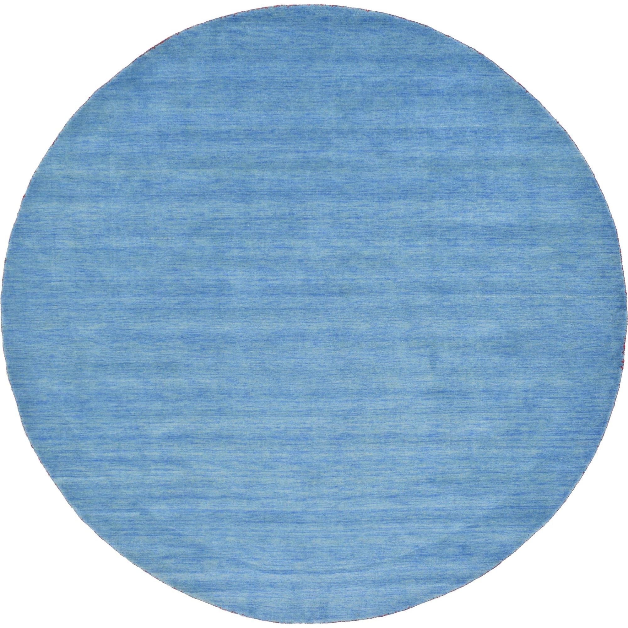 Unique Loom Solid Gava Solid Gava Rug Light Blue 9' 10