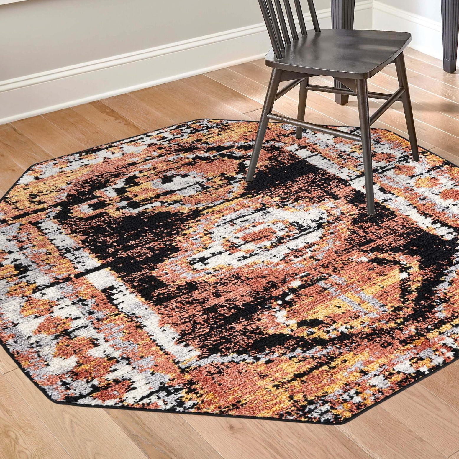 Unique Loom Tagine Collection Area Rug - Soraya (5' 3" Octagon ...