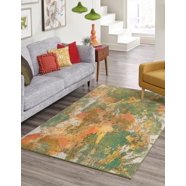 Unique Loom Ivy Jardin Rug Multi/Cream 10' x 13' 1" Rectangle Abstract ...